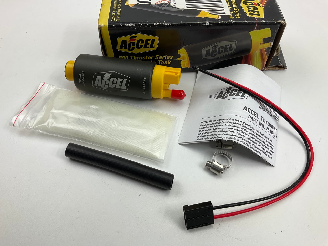 Accel 75340 Thruster Series In-Tank Electric Fuel Pump – Spark Surplus ...