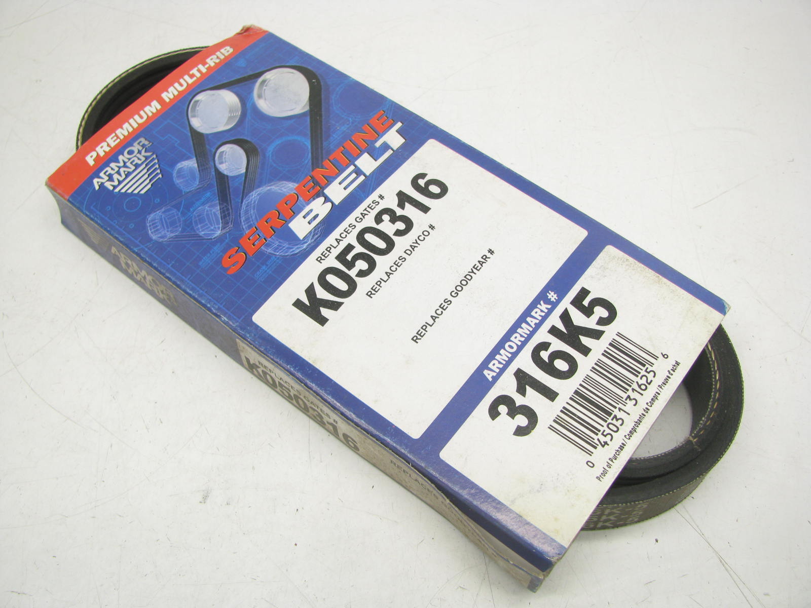 Armormark K050316 Serpentine Belt – Spark Surplus Auto Parts