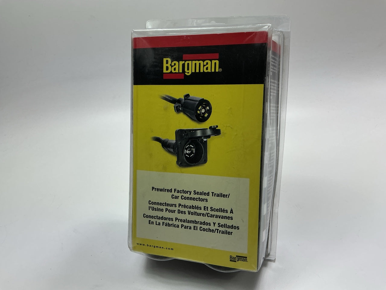BARGMAN 5067003 7-Way Connector Trailer End Cable, 8' Length Wire 8 Fe ...