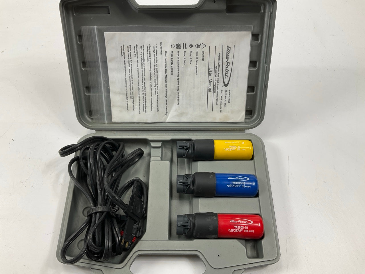 USED - Blue Point YA8005 Fuse Saver Kit W/ 10, 15, 20A Resetting Break ...