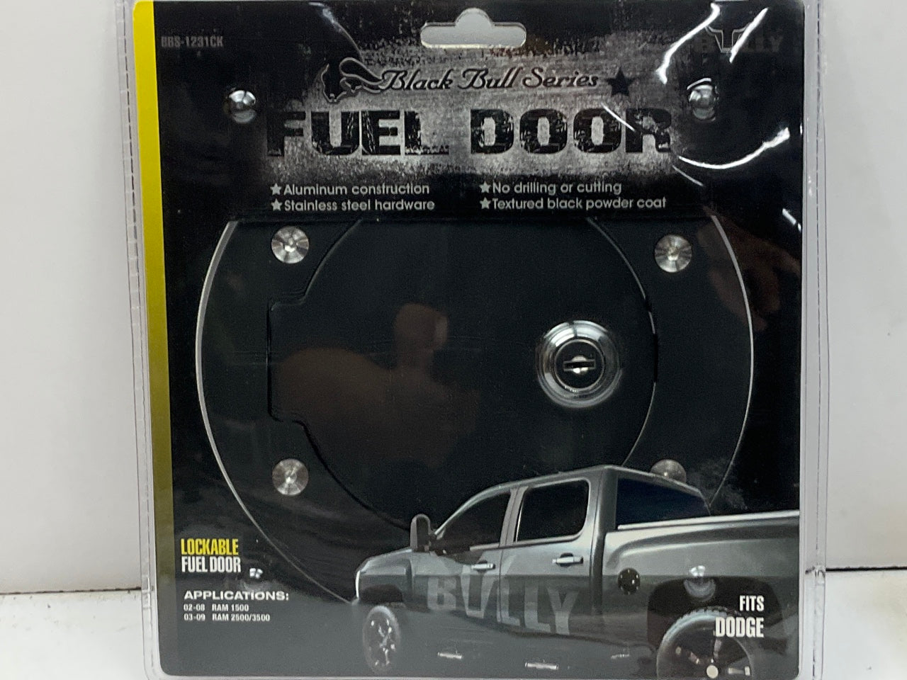 Bully BBS-1231CK Black Billet Fuel Tank Filler Lockable Door For 2003 ...