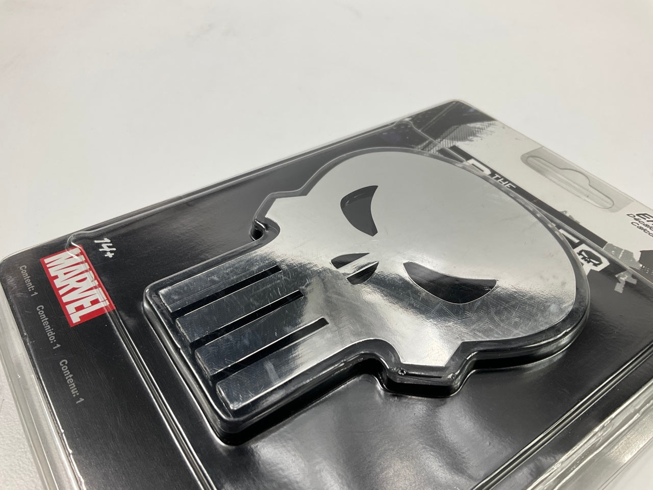 Chroma 41501 Punisher Skull Injection Molded Chrome Colored Emblem Dec ...