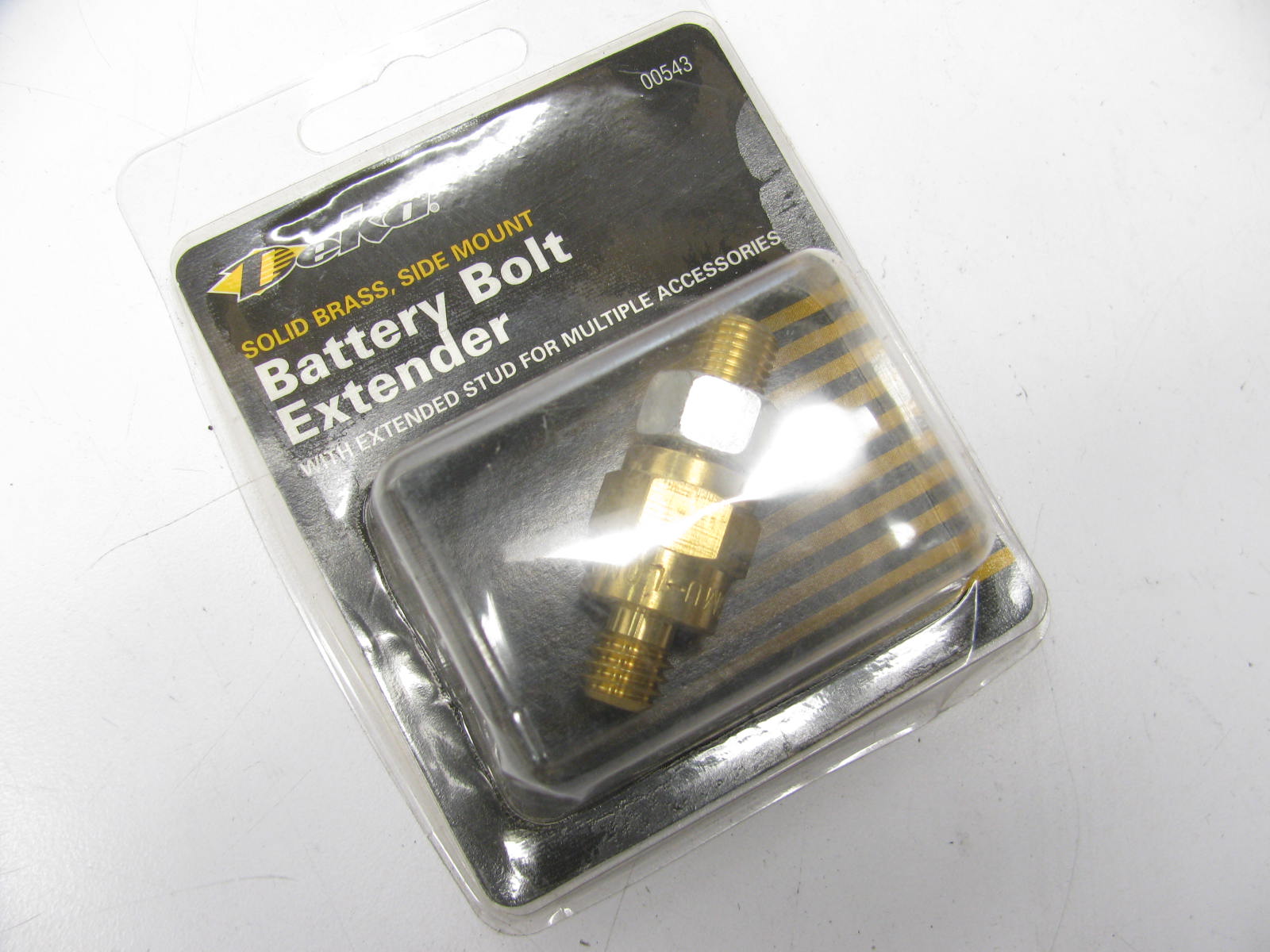 Deka 00543 Battery Terminal Battery Bolt Extender, Solid Brass, Side M ...