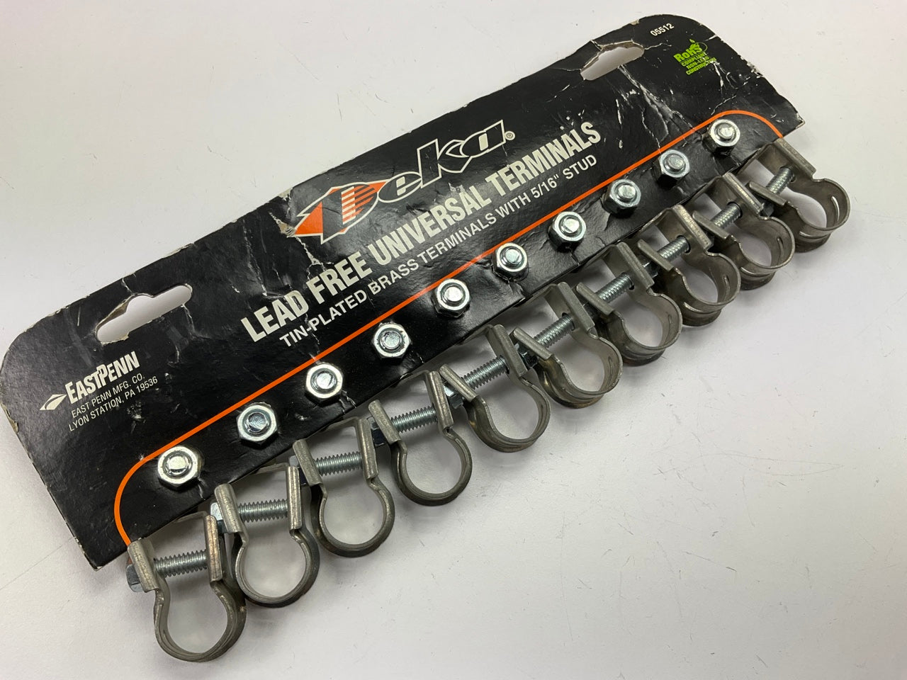 (10) Deka 05512 Universal Lead Free Top Post Battery Terminal W/ 5/16 ...