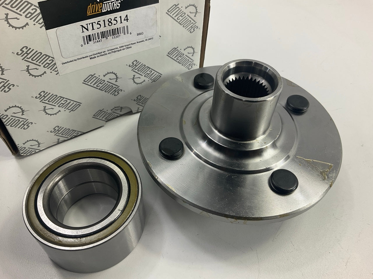 Drive Works NT518514 Front Wheel Hub Repair Kit - MISSING NUT & ''C ...