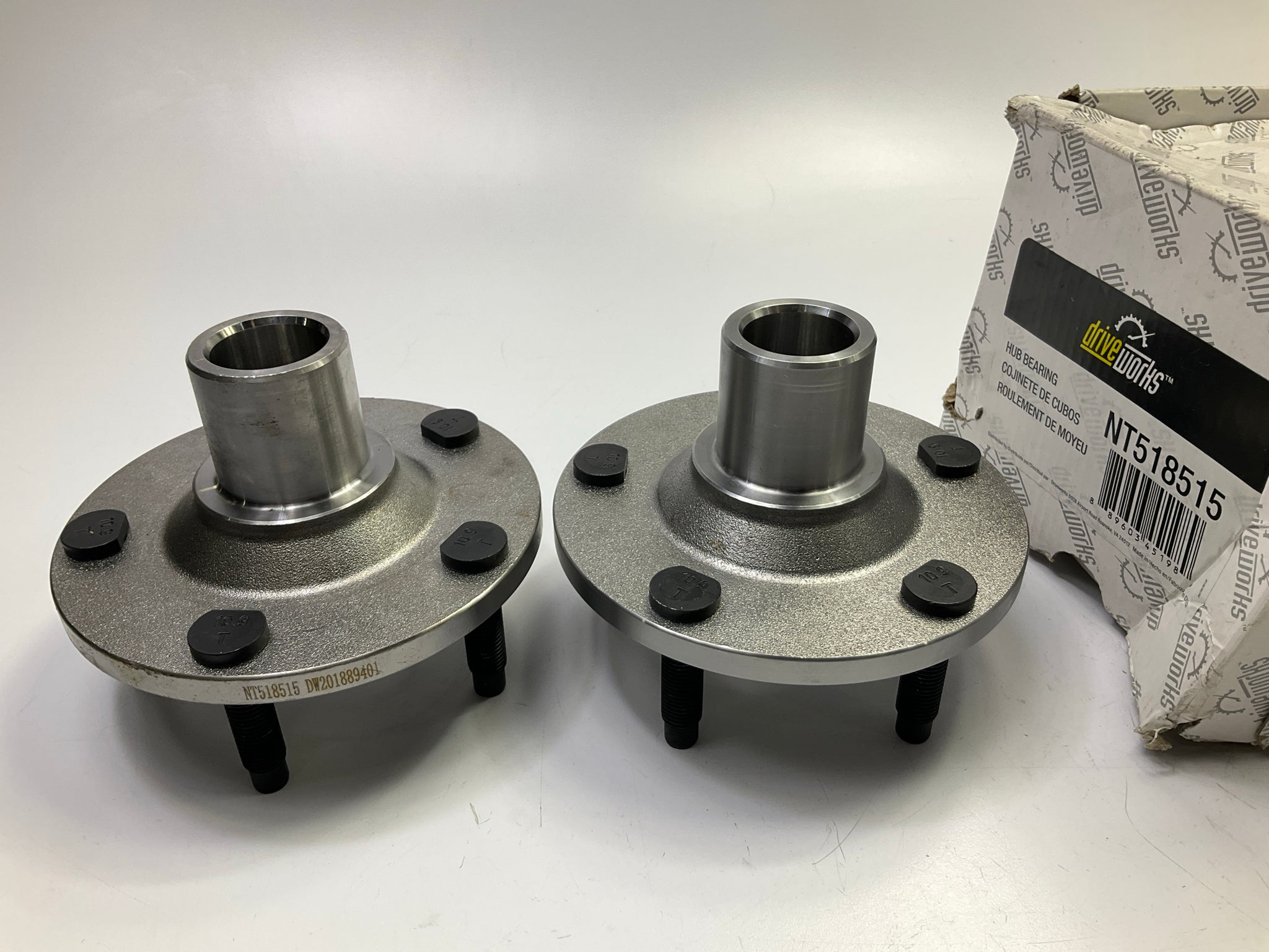 (2) MISSING BEARING, CLIP & NUT - Drive Works NT518515 Front Wheel Bea ...