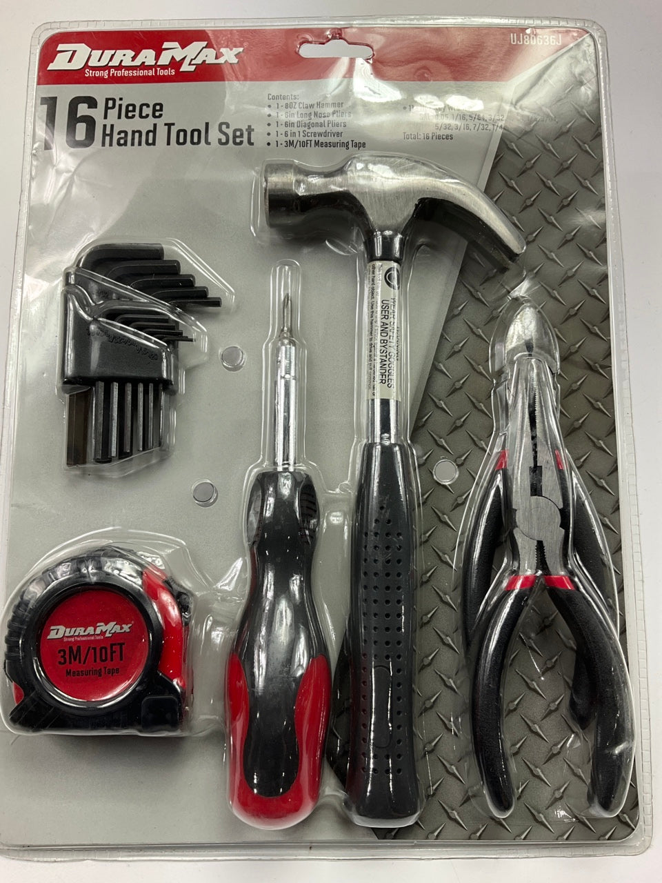 Dura Max UJ80636J Hand Tool Set, 16-Piece – Spark Surplus Auto Parts