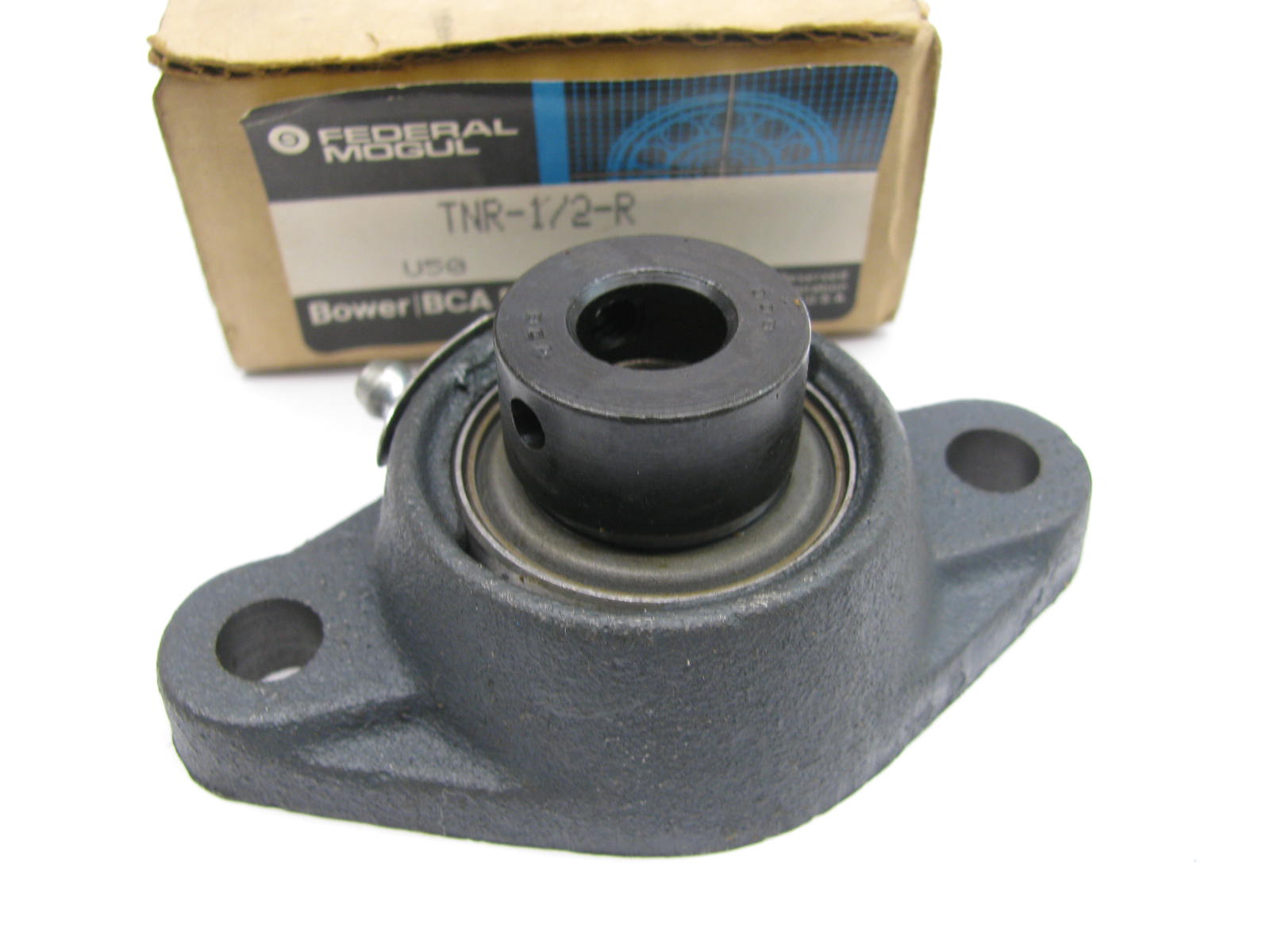 Federal Mogul TNR 12R Mounted Ball Bearing Flange Unit 1/2'' ID 3'' Bo ...