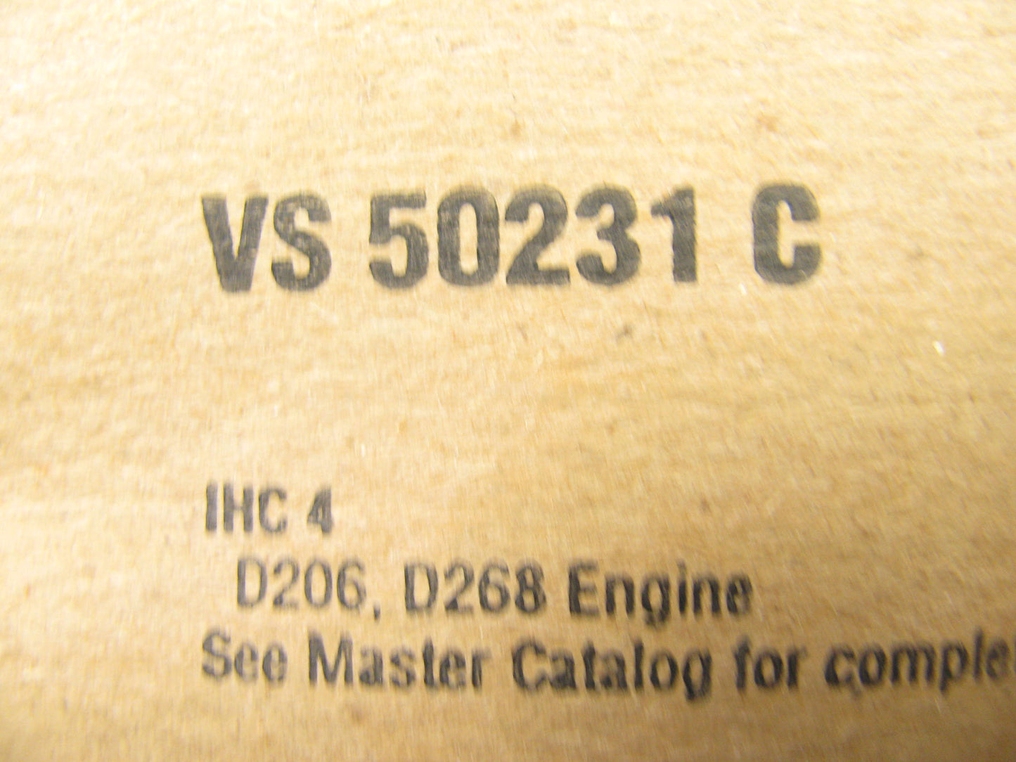 Fel-pro VS50231C Valve Cover Gasket For INTERNATIONAL IHC D206, D268 E ...