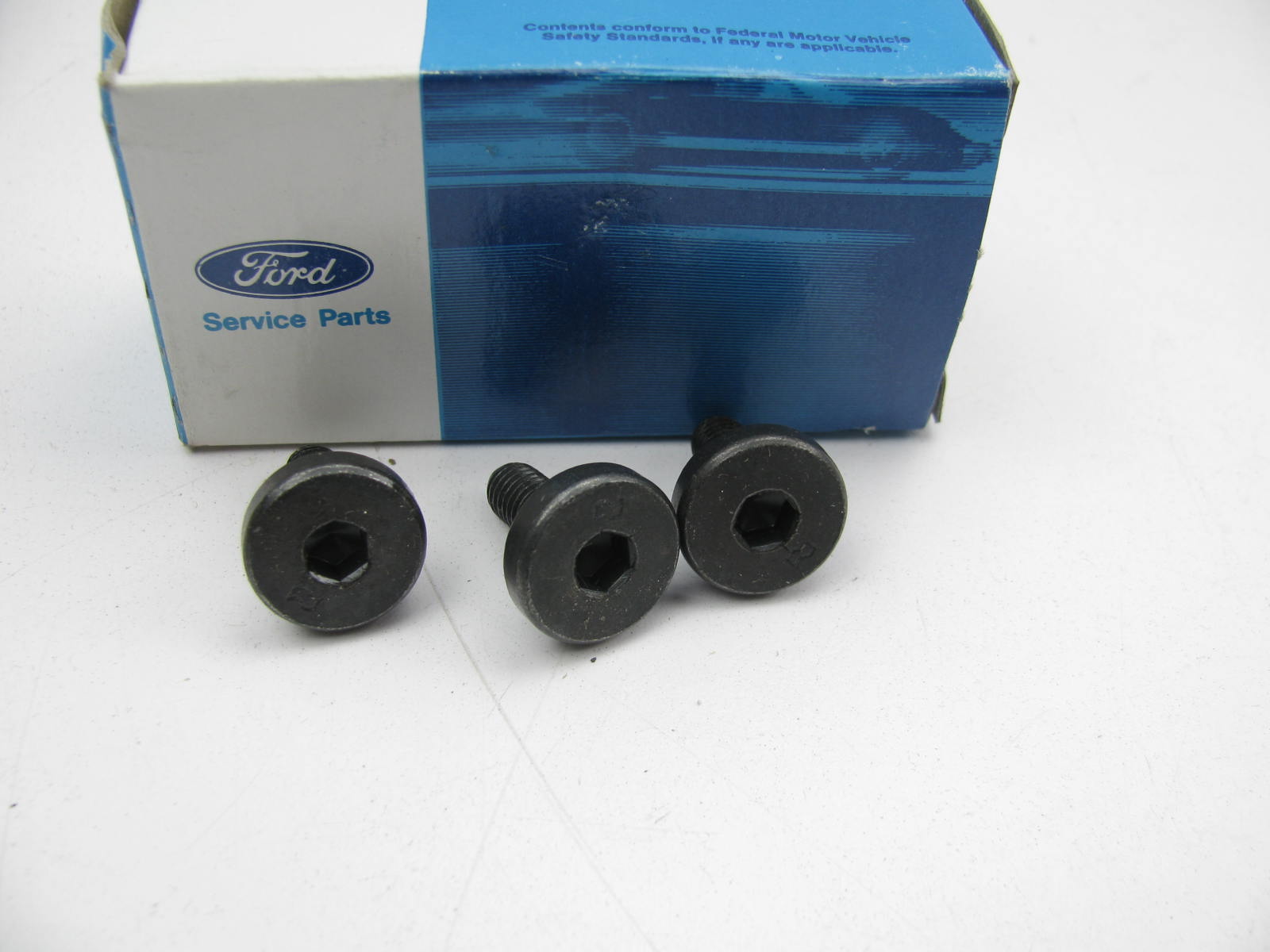 (3) NEW - OEM Ford E7TZ-7A443-B Interlock Plate Bolt, M6 X 20mm For ZF ...