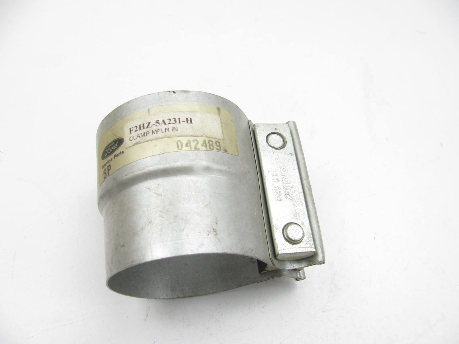 NEW - OEM Ford Heavy Duty Muffler Inlet Pipe Exhaust Clamp 2.75'' Stai ...