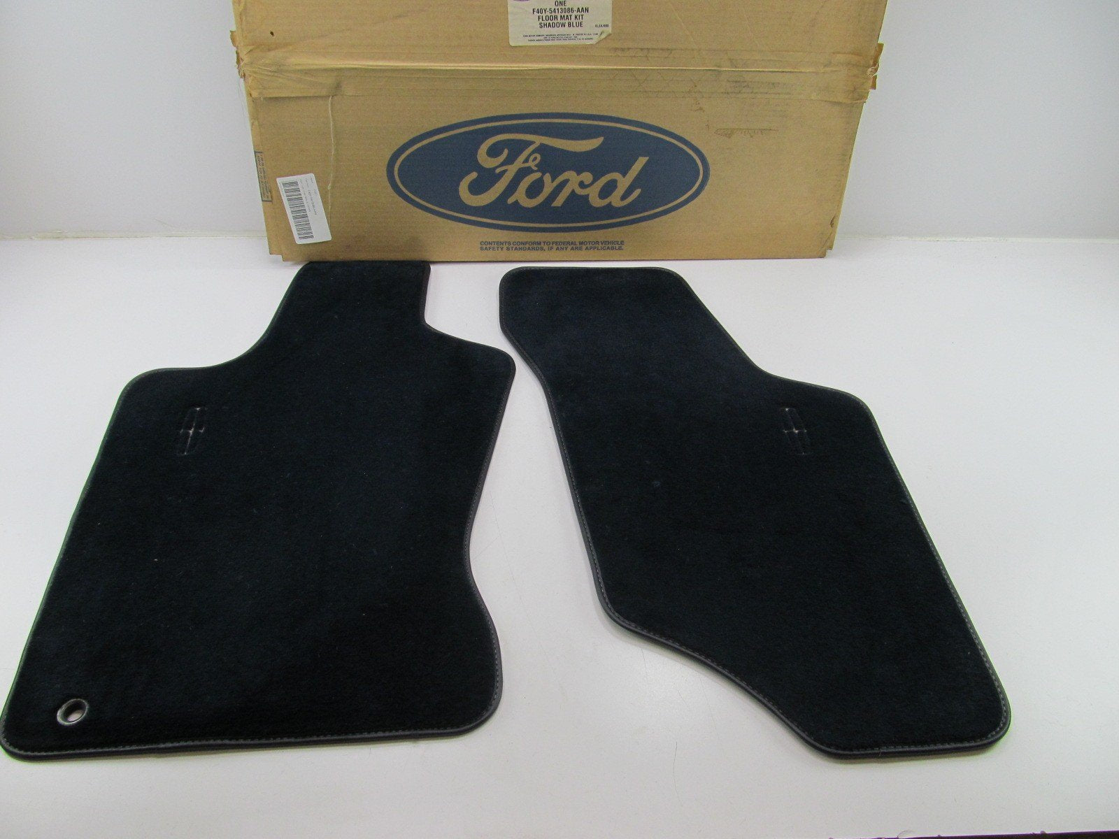 NEW GENUINE OEM Ford ''SHADOW BLUE'' COLOR CODE Floor Mats 1988-1994 C ...