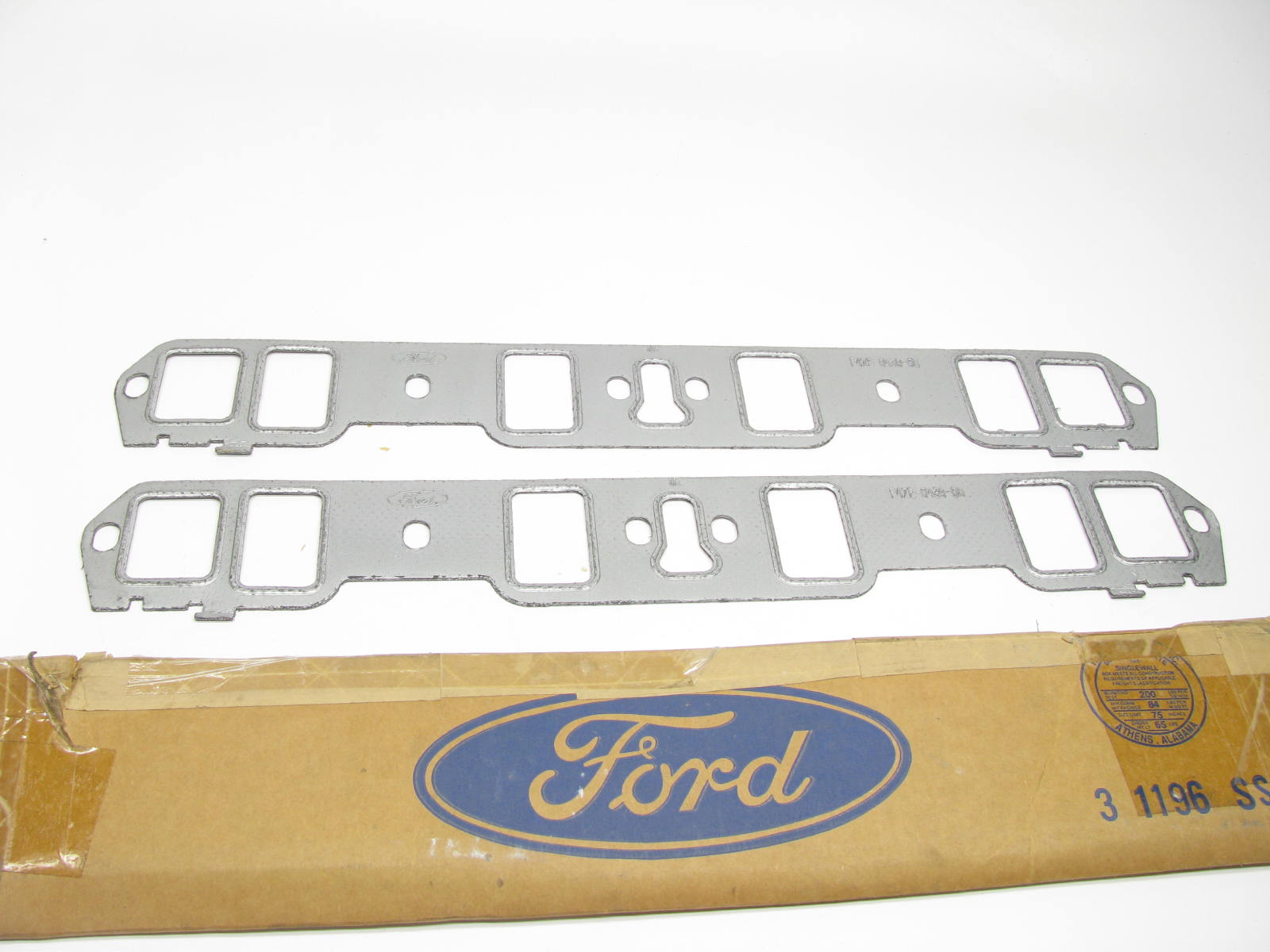 NEW - OEM Ford F4ZZ-9439-B Engine Intake Manifold Gaskets 1996-01 Expl ...