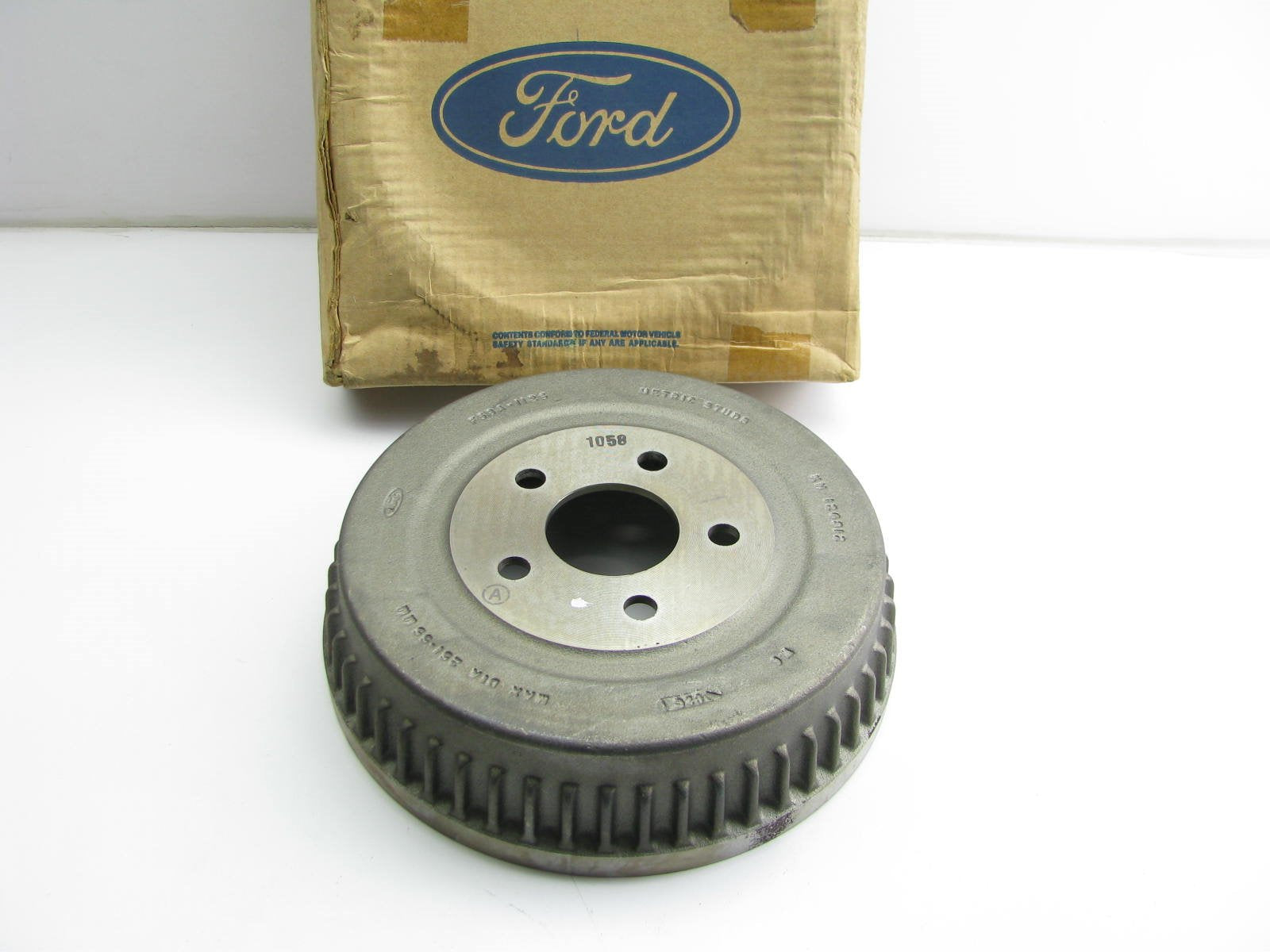 NEW GENUINE OEM Ford F58Z-1126-A Brake Drum (For Steel Wheels ONLY ...