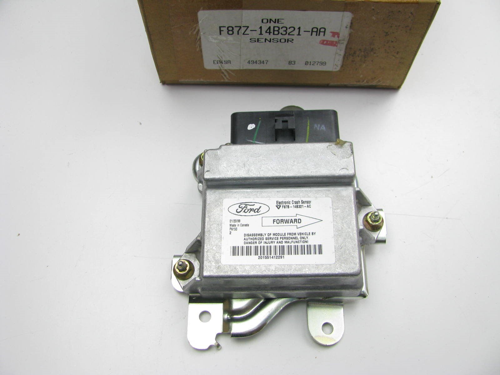 NEW OEM 1998-99 Ford Ranger Explorer SRS Crash Sensor Module F87B-14B3 ...