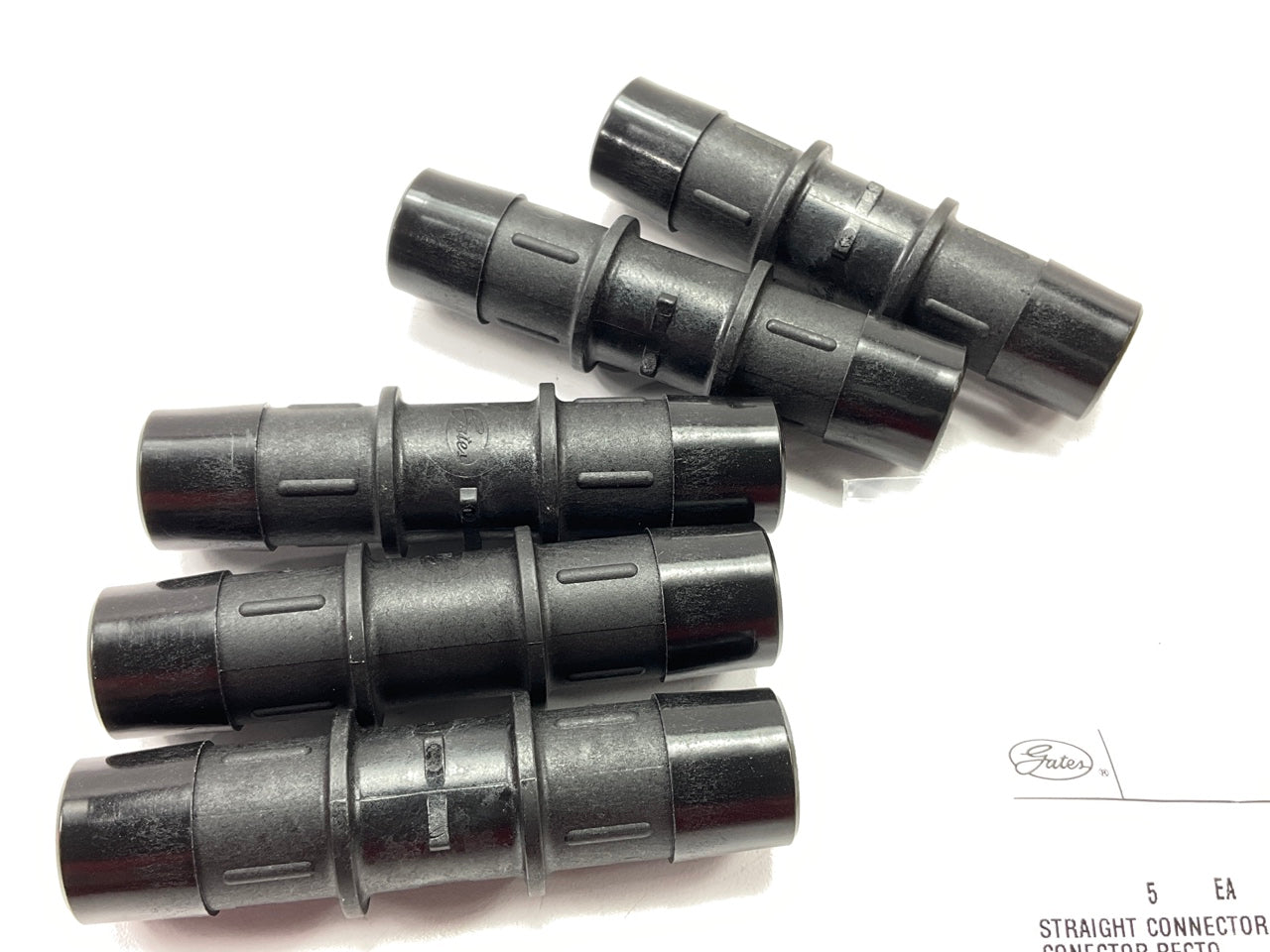 5 PACK - Gates 28605 Heater Coolant Hose 3/4'' Straight Splice Connect ...