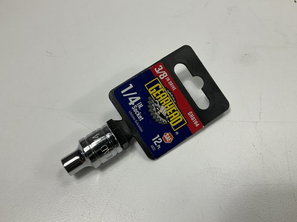 Gearhead GH8194 3/8'' Drive, 12 Point, 1/4'' Socket, – Spark Surplus ...