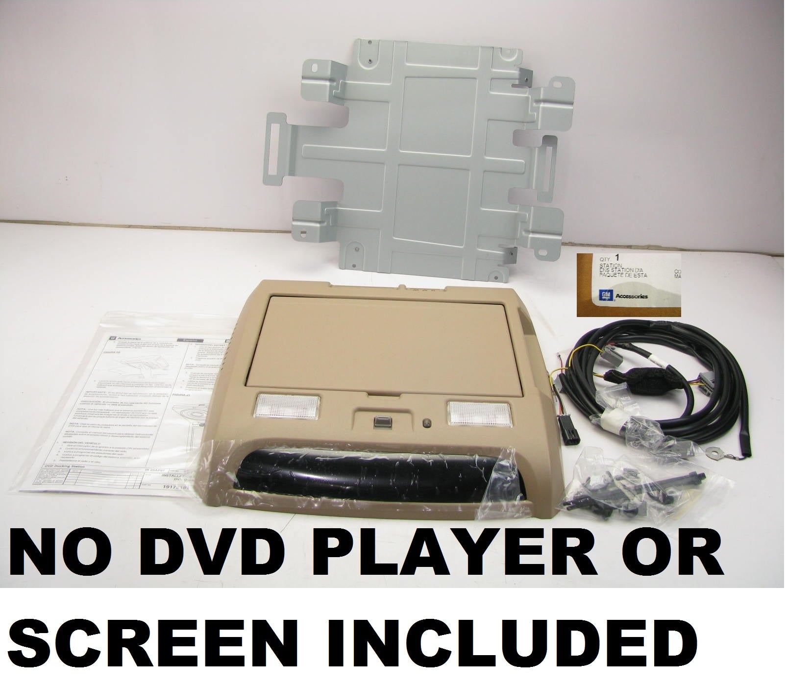 Install Kit ONLY - NEW GM Overhead DVD Player Docking Station Enclave ...
