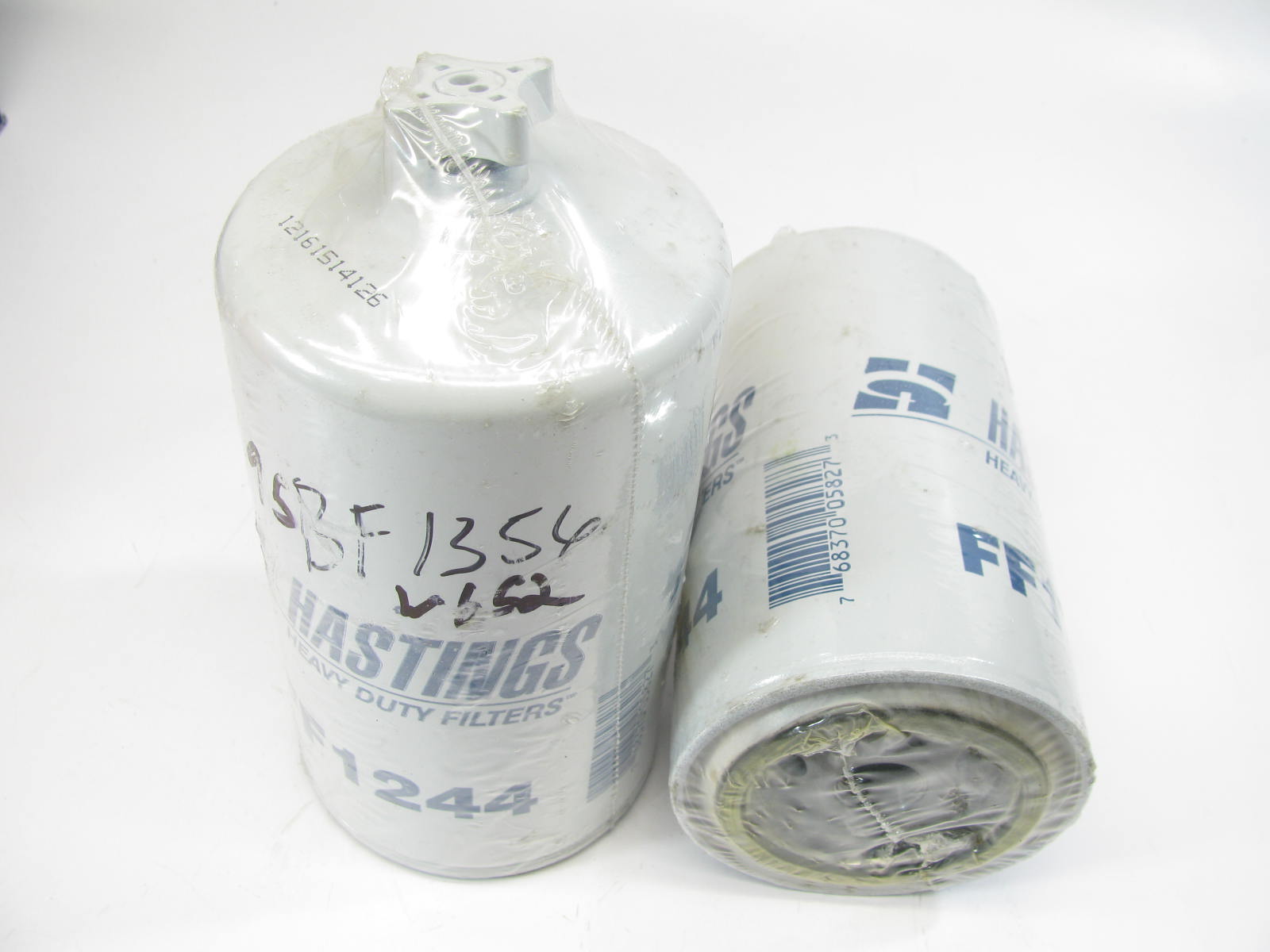 (2) Hastings FF1244 Diesel Fuel Water Separator Filter For Cummins Eng ...