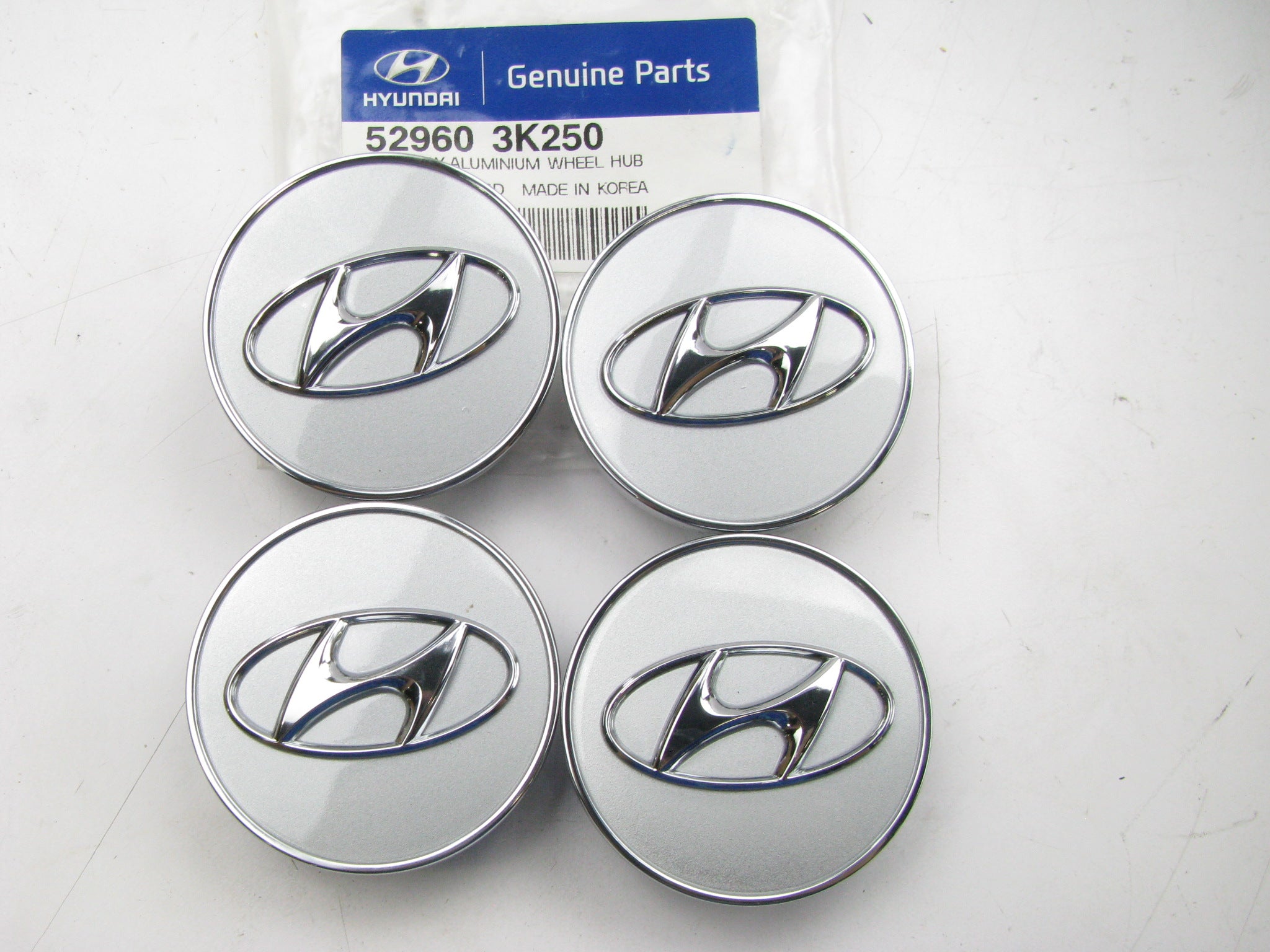 (4) New Genuine Wheel Center Caps OEM For Hyundai 529603K250 – Spark ...