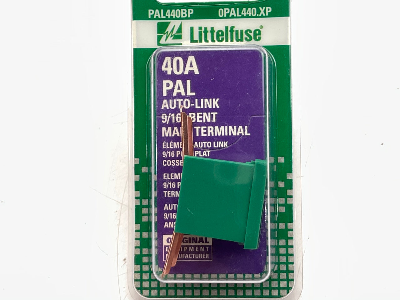 Littelfuse PAL440BP Fuse - 40 Amp PAL 40A, Bent Male Terminals For Hon ...