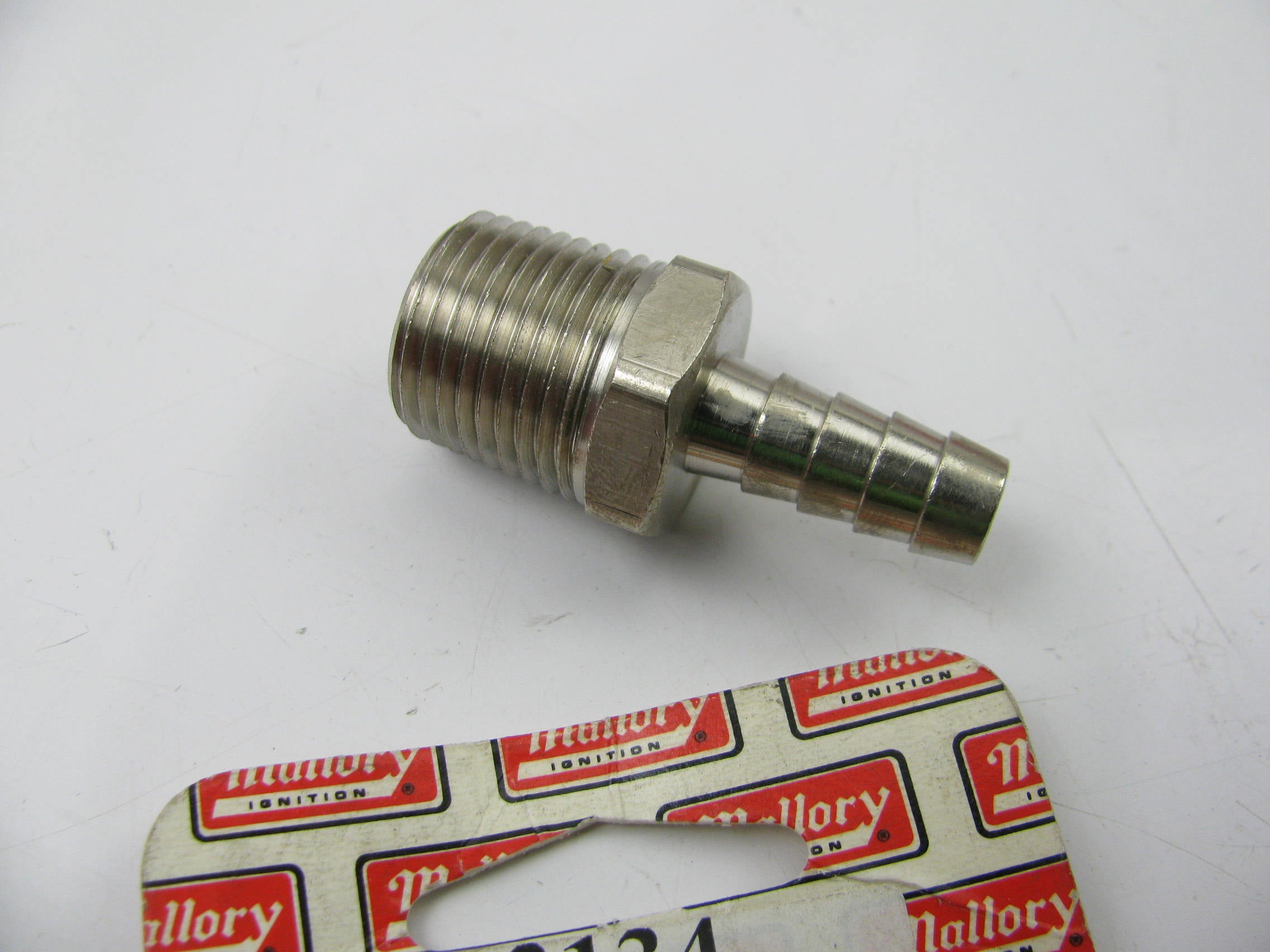 Mallory 3134 1/2 NPT TO 3/8 In. Barbed Fuel Oil Water Line Fitting ...