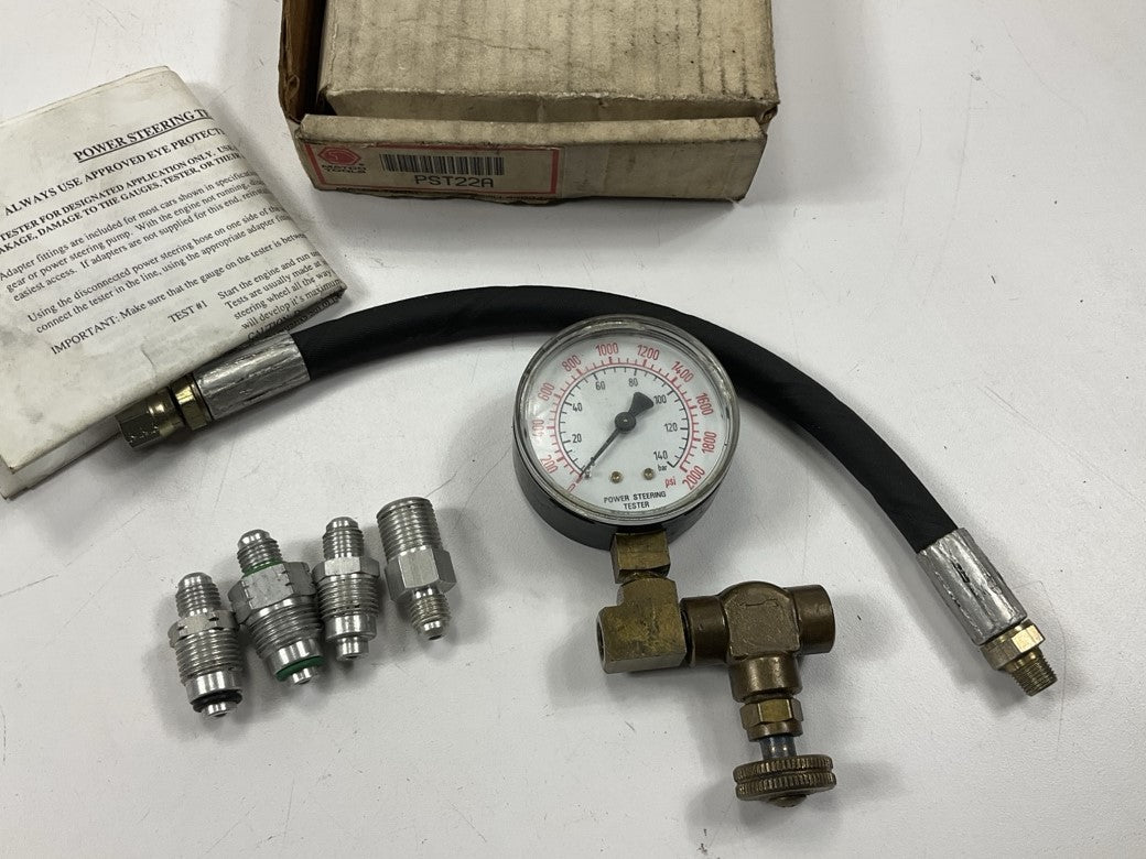 MISSING FITTINGS - Matco PST22A Power Steering Diagnostic Tester Kit ...