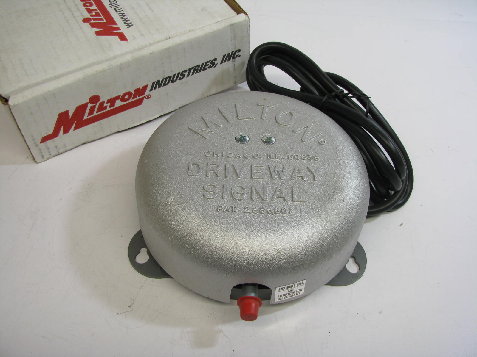 Milton 805 Driveway Service Gas Station Signal Bell 110 Volt (WITHOUT ...