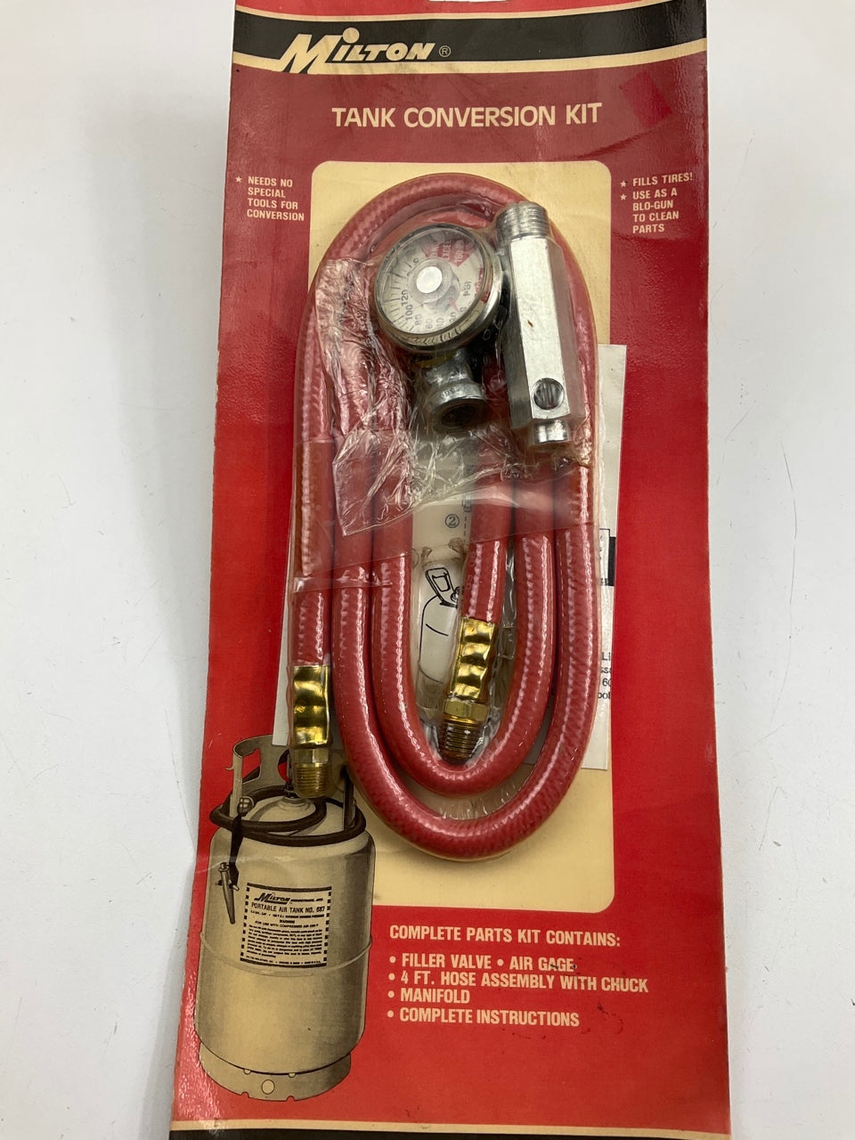 Milton S-682 Tank Conversion Kit Fills Tires, Use As A Blow-gun To Cle ...