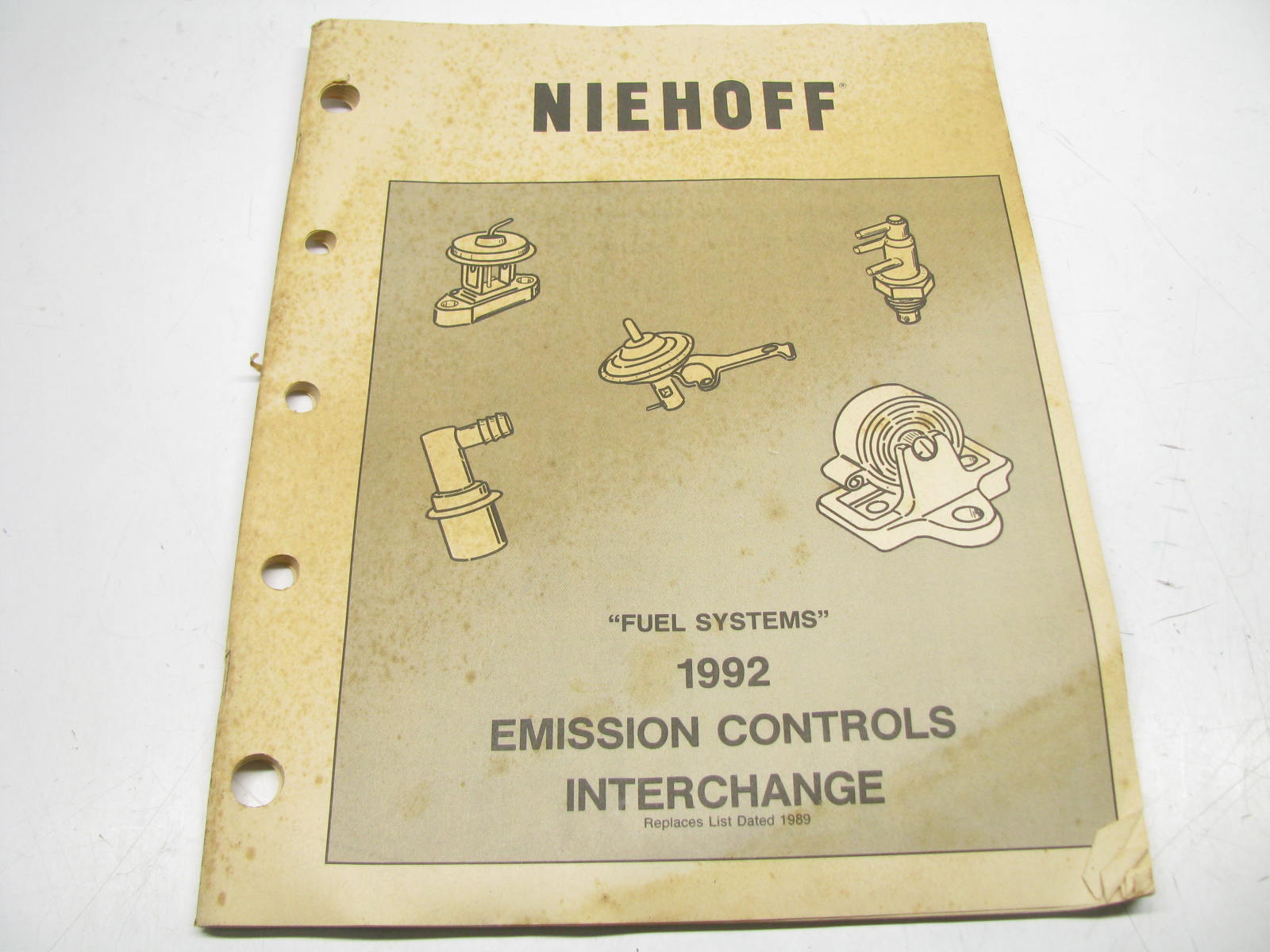 Niehoff 1405 Fuel System Emission Control Catalog Interchange - 1992 ...
