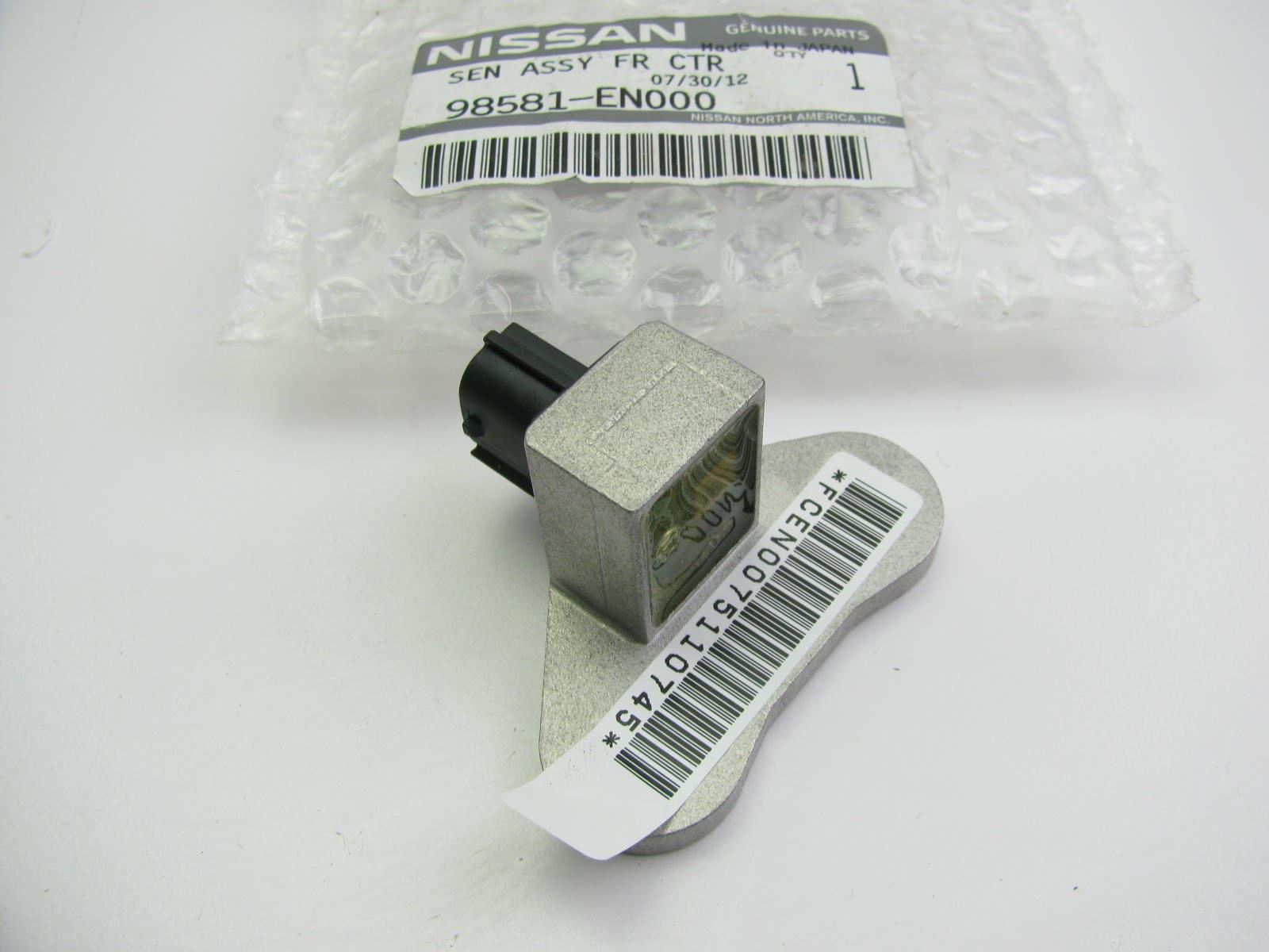 NEW GENUINE - FRONT CENTER SRS Crash Impact Sensor OEM For Nissan 9858 ...