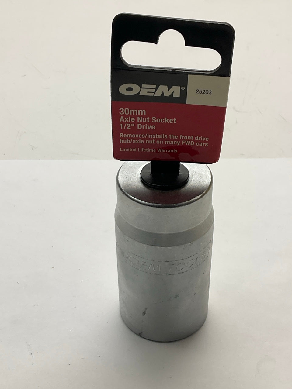 OEM Tools 25203 30mm Axle Nut Socket, 1/2 Inch Drive – Spark Surplus ...