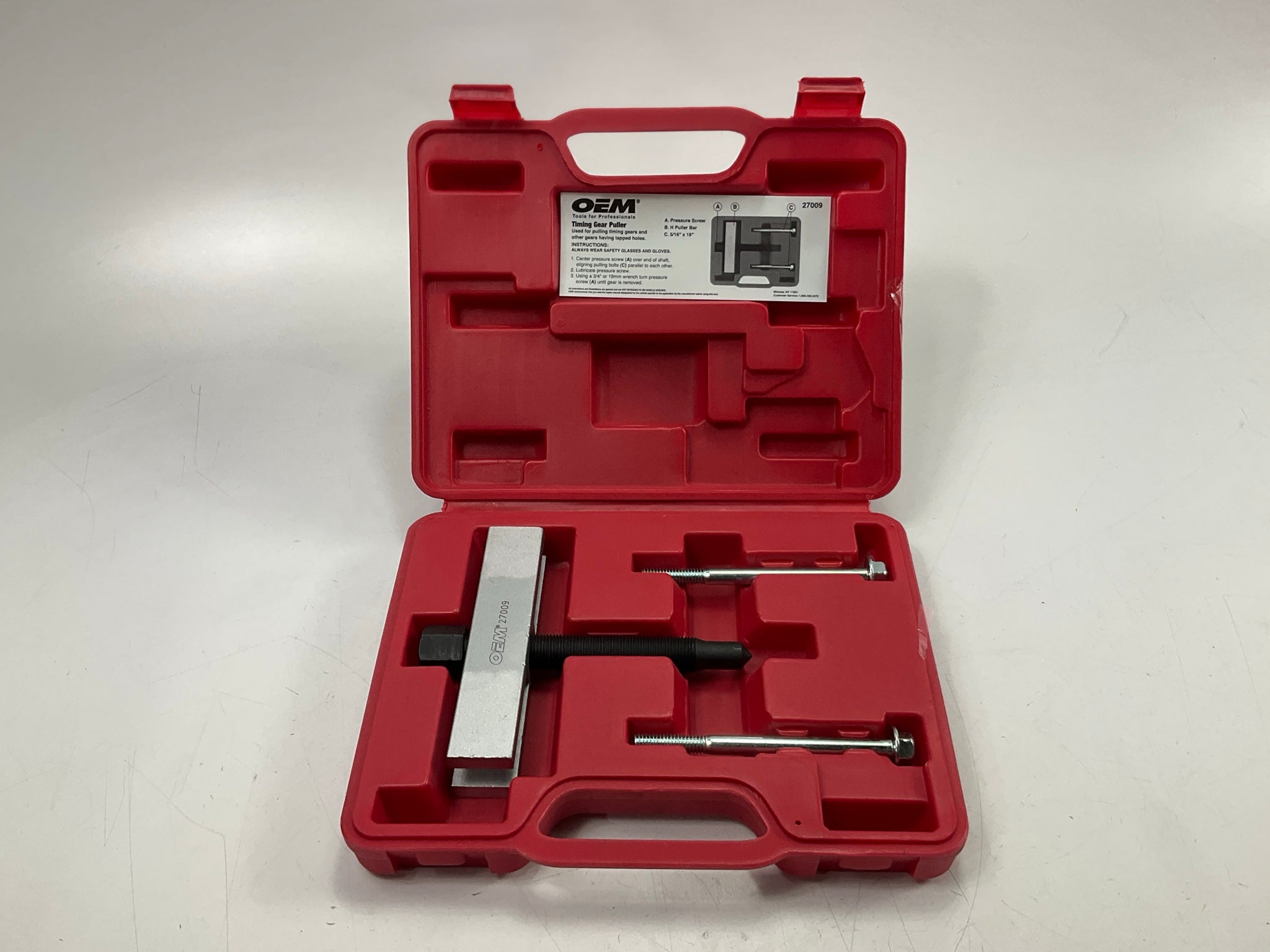 USED #23 - OEM TOOLS 27009 Timing Gear Puller Tool - Pull Timing Gears ...