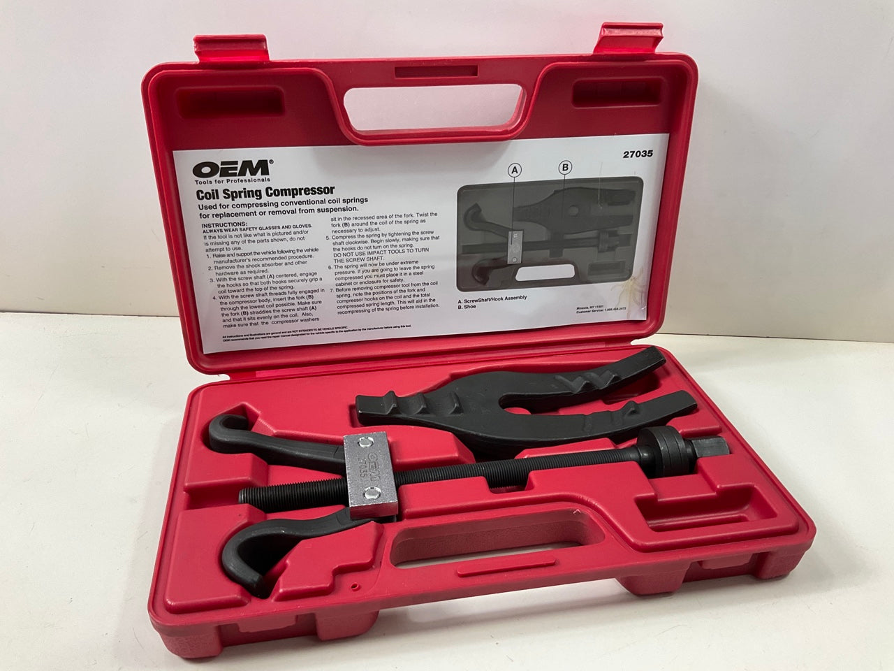 USED #32 - OEM TOOLS 27035 Coil Spring Compressor Tool – Spark Surplus ...