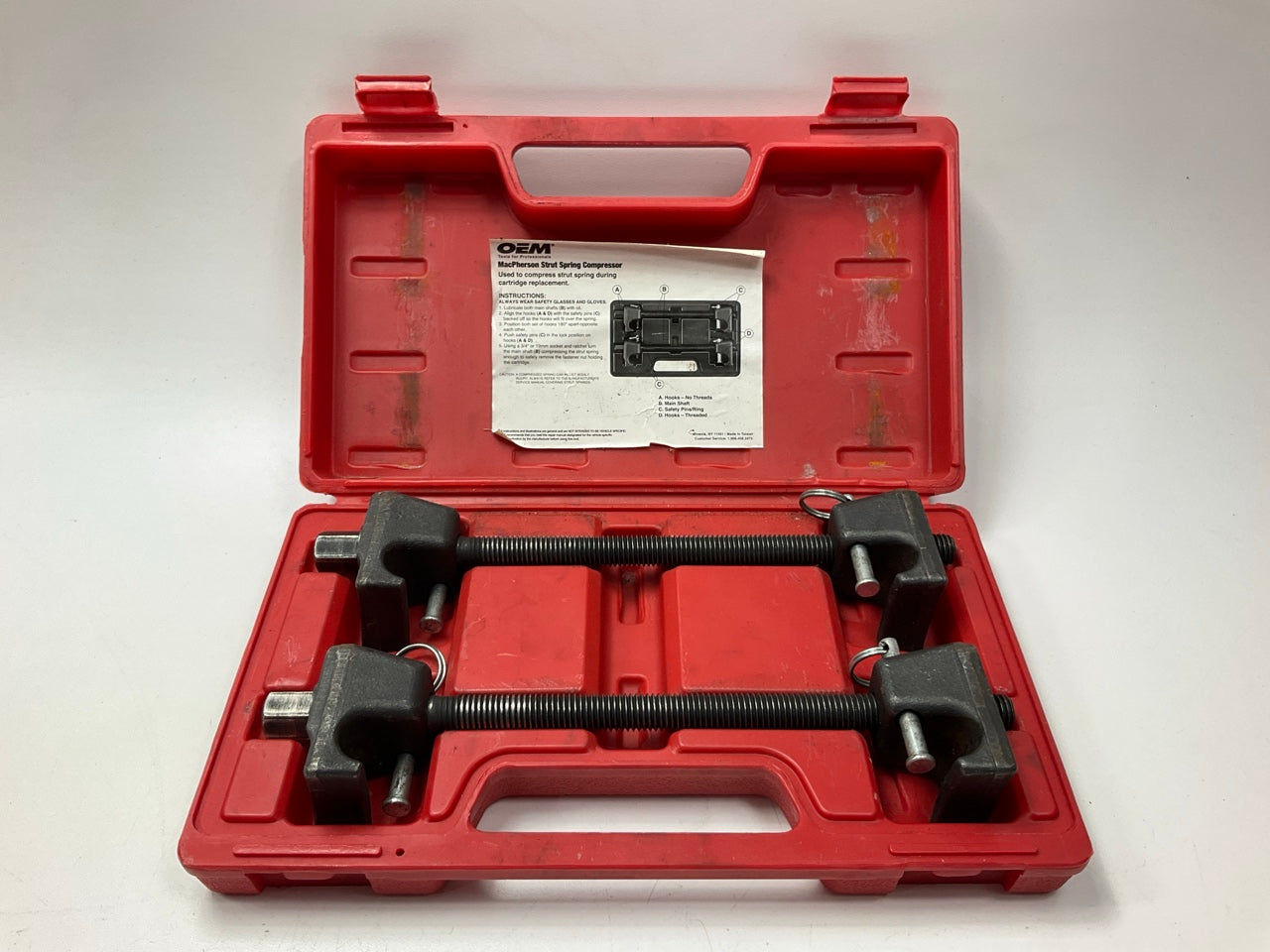 USED #27 - OEM TOOLS 27036 10.75'' MacPherson Strut Spring Compressor ...