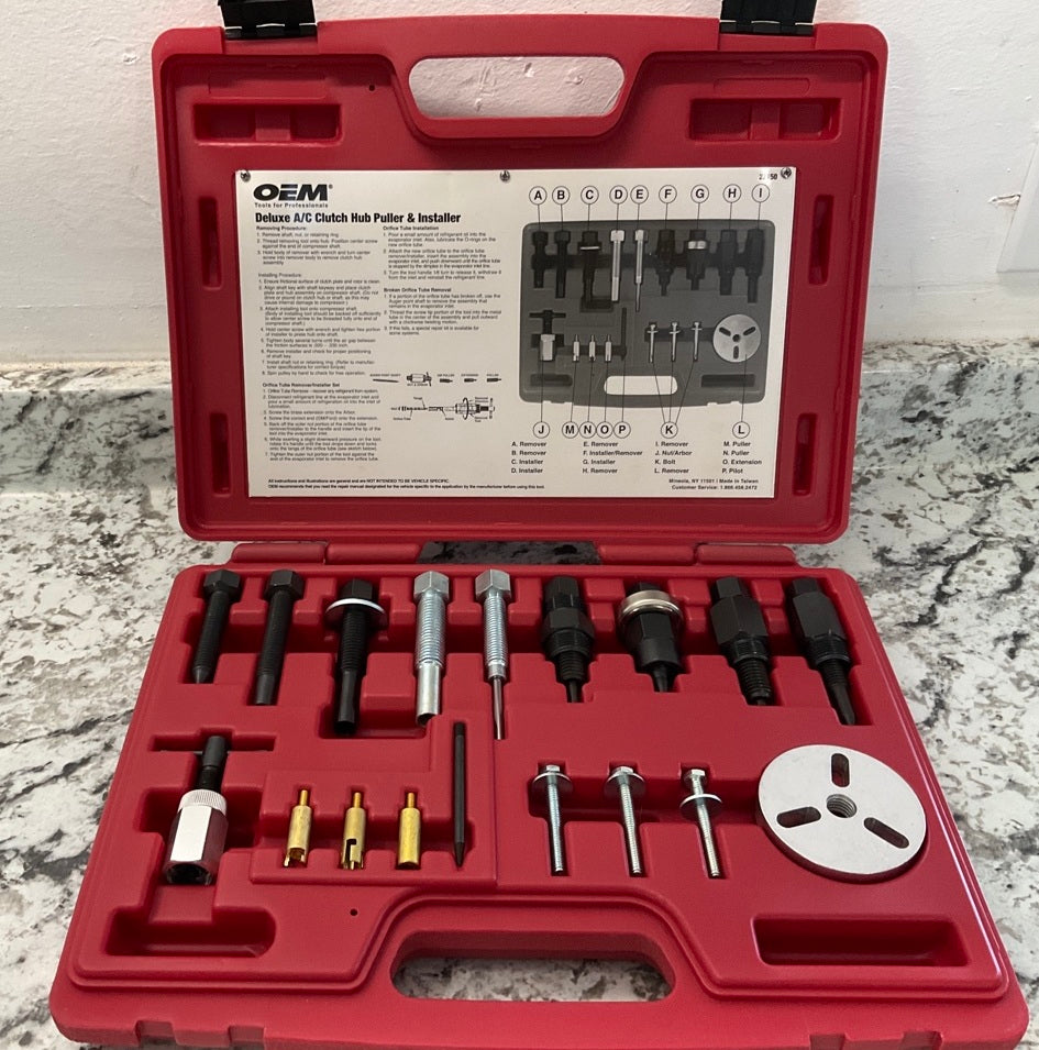 OEM TOOLS 27150 A/C Compressor Clutch Hub Removal & Installation Tool ...