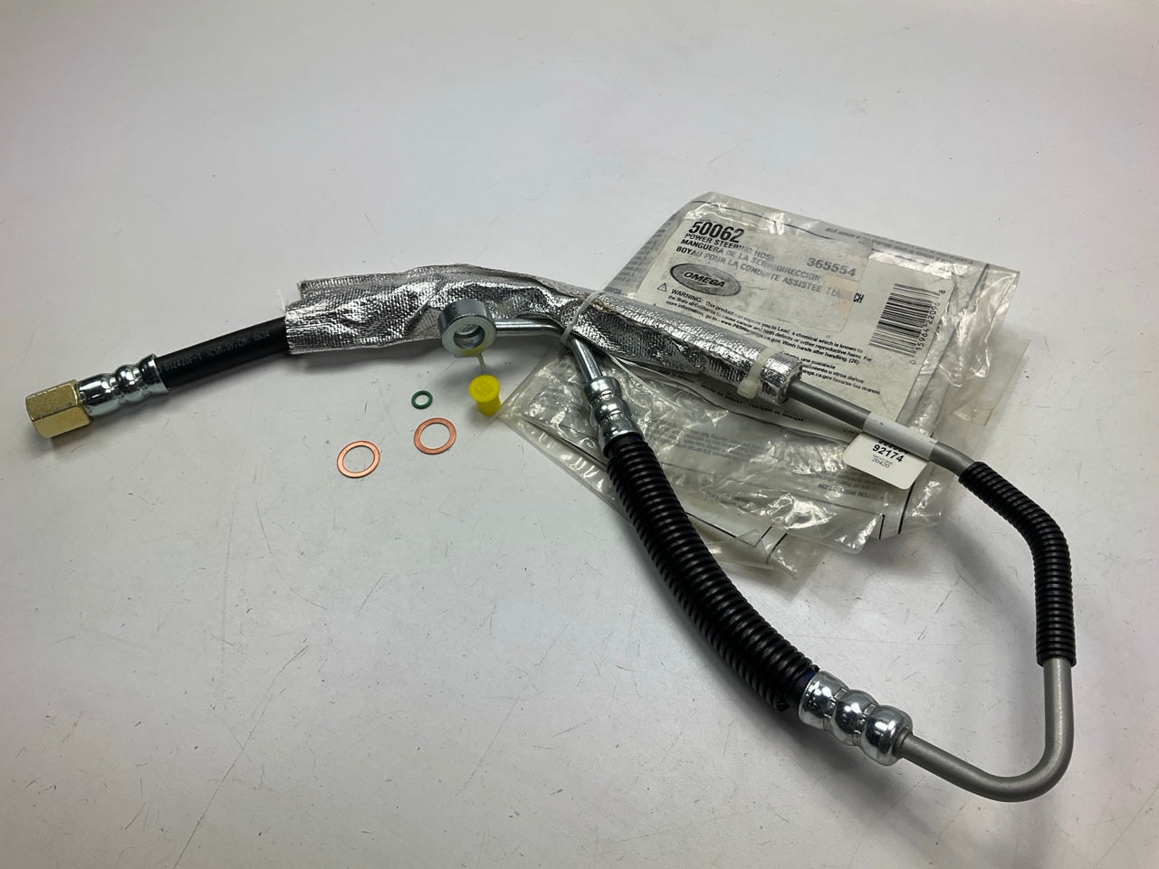 Omega 50062 Power Steering Pressure Hose – Spark Surplus Auto Parts