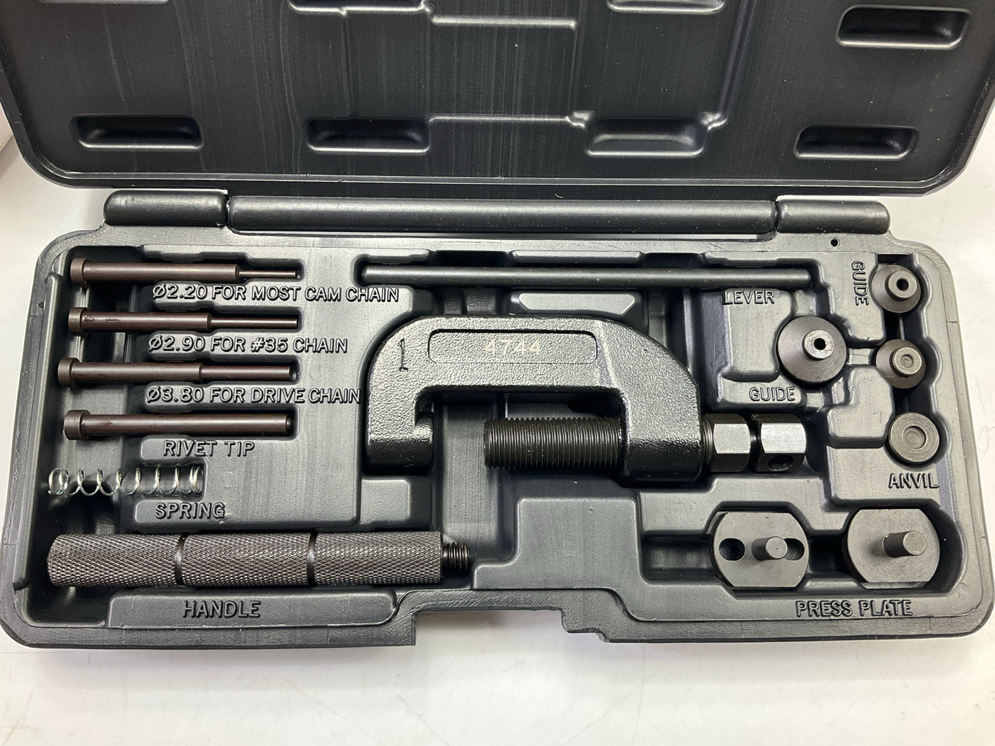 OTC 4744 Chain Breaker And Riveting Tool Kit – Spark Surplus Auto Parts