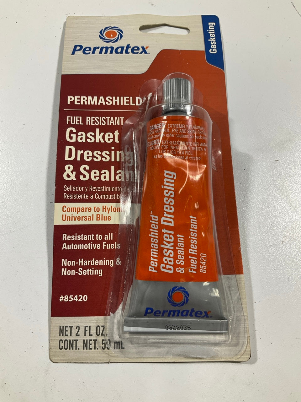 Permatex 85420 Fuel Resistant Gasket Dressing & Flange Sealant 2 OZ ...