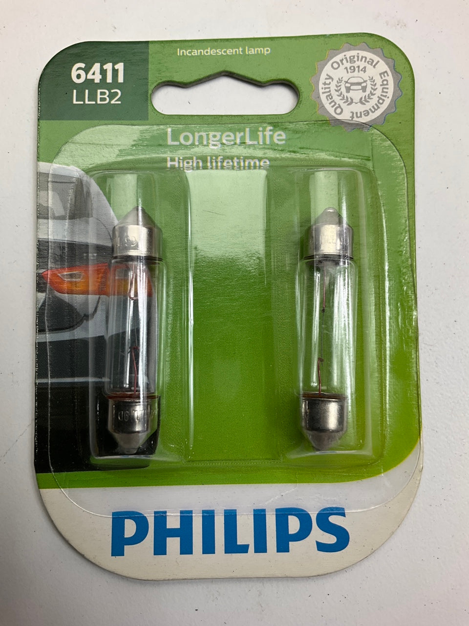 Philips 6411LLB2 Longerlife Dome Lamp Light Bulb 6411 - 2 PACK – Spark ...