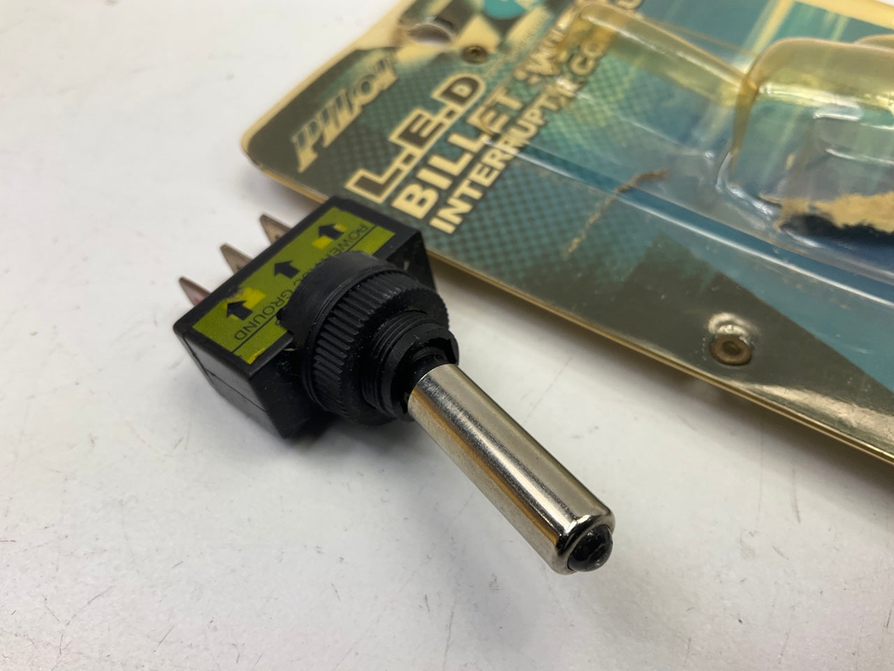 Pilot PL-SW1B Billet Toggle Switch With Blue L.E.D. Indicator, 12V 15A ...