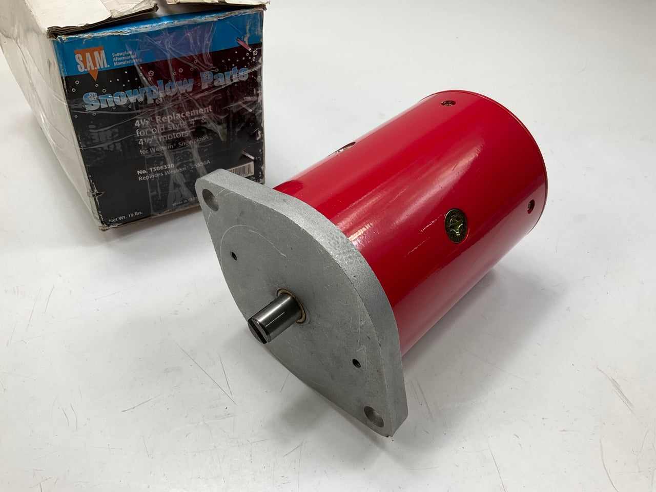 SAM 4-1/2'' Replacement Snowplow Motor For 4'' & 4-1/2'' Old Style Wes ...