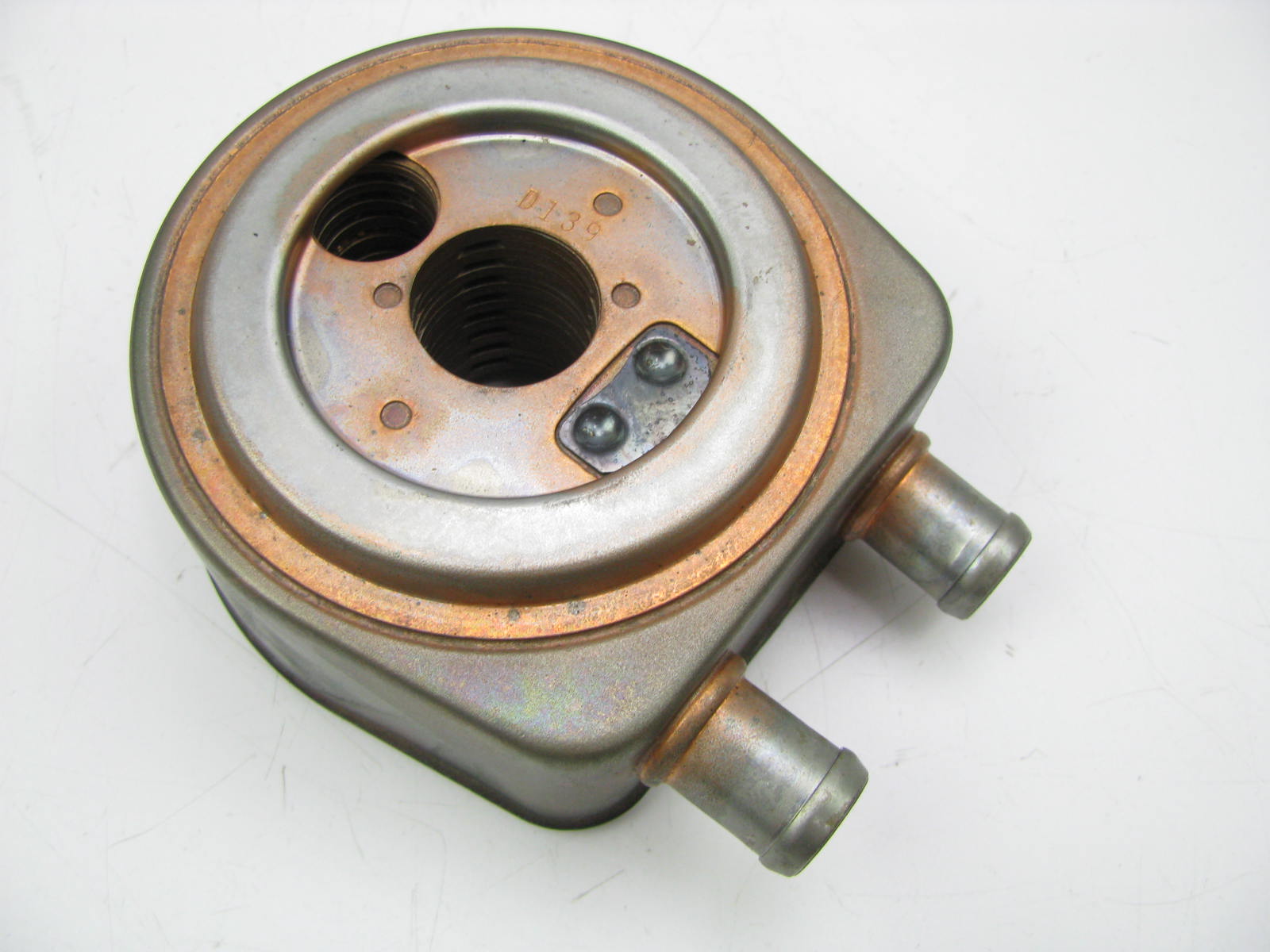 NEW UNBOXED MODINE 1A12355 Oil Cooler Adapter Filter Cooler Plate CAST ...