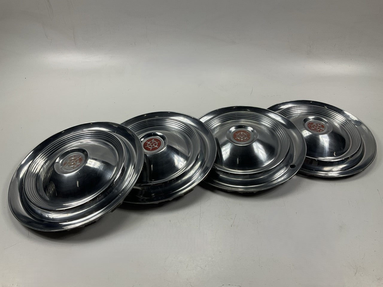 USED 1955-1957 Packard Chipper 15'' Hubcaps Wheel Covers Center Caps S ...
