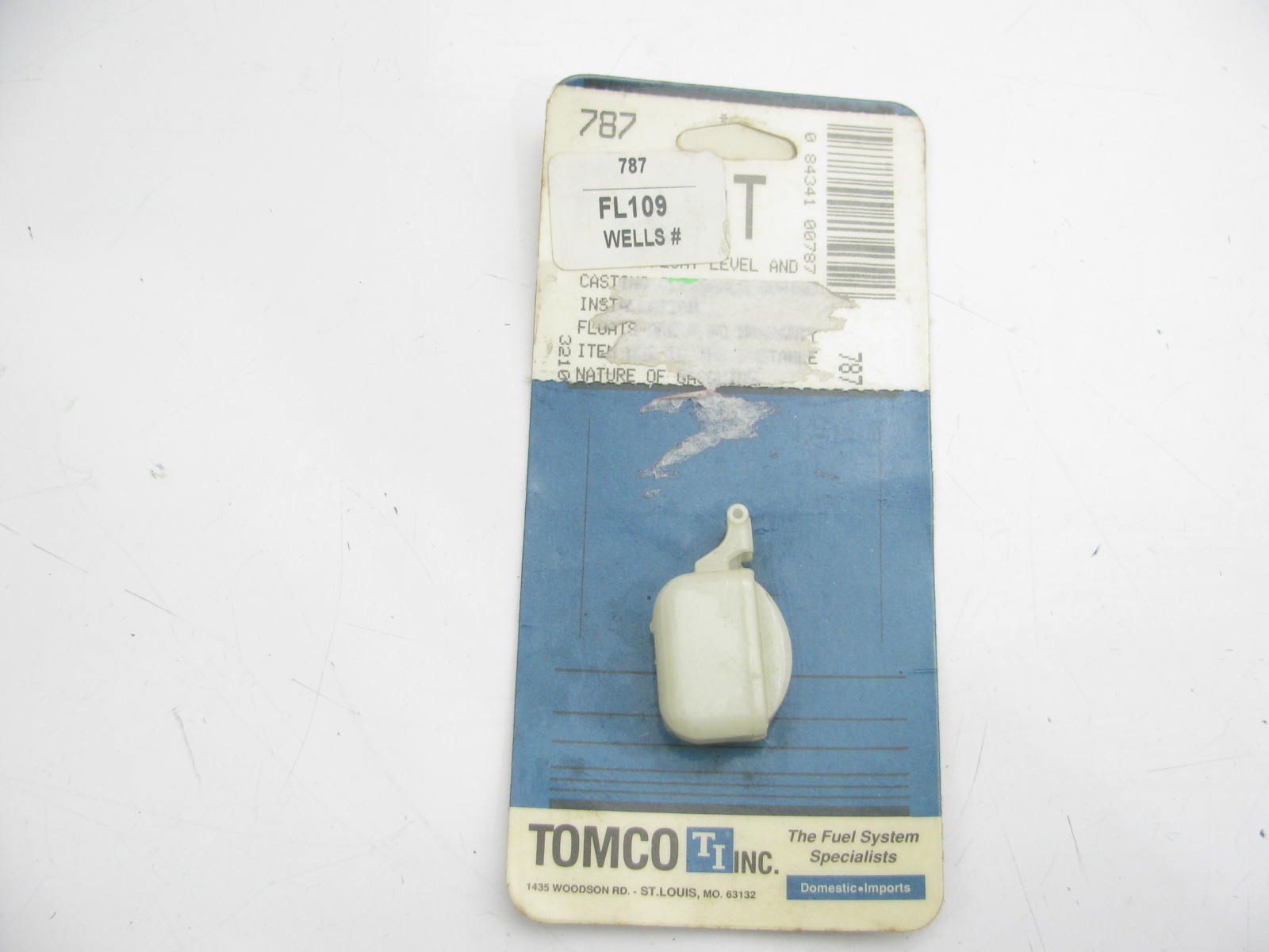 Tomco 787 Carburetor Float - Keihin 3-BBL, Secondary Float, 1983 Prelu ...