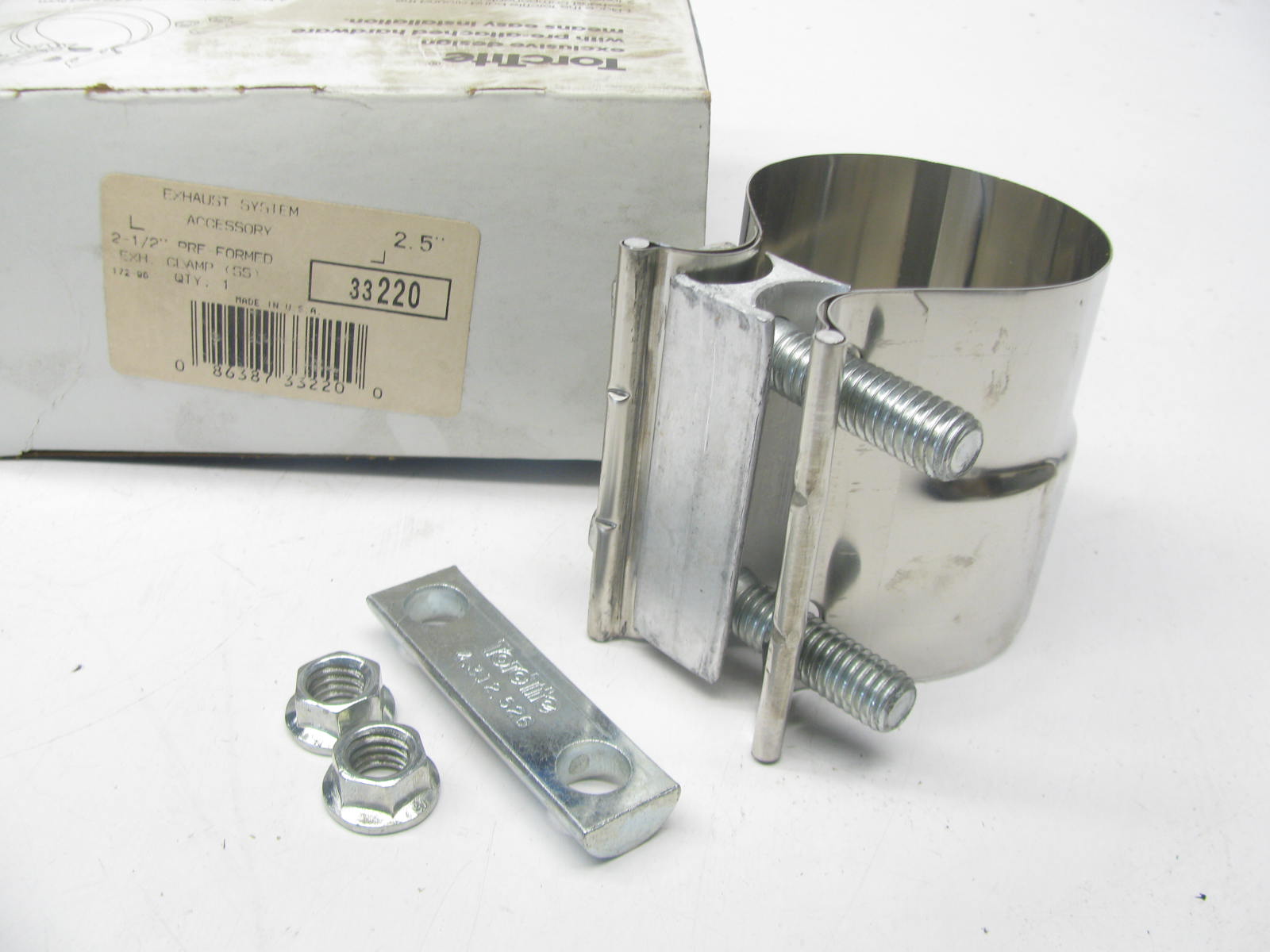 Torctite 33220 Exhaust Clamp 2.5'' Inch – Spark Surplus Auto Parts