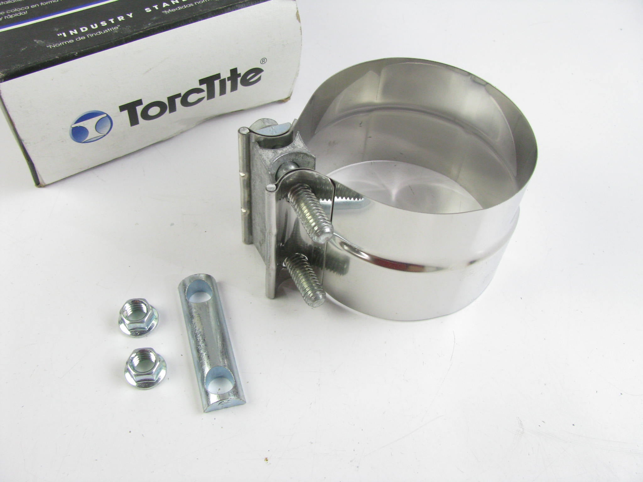 Torctite 89527B 4'' Stainless Flatband Exhaust Band Clamp – Spark ...