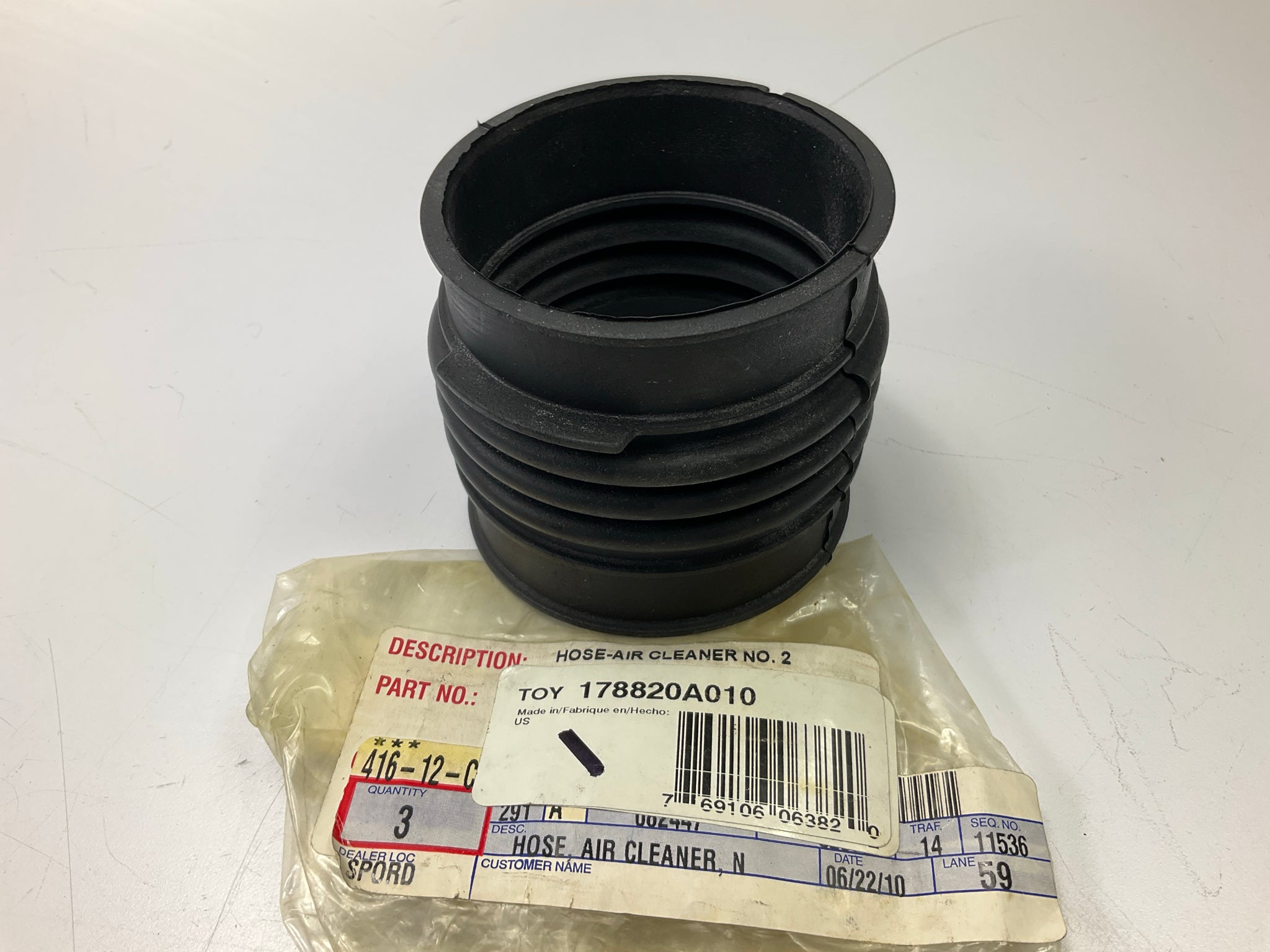 NEW GENUINE Toyota 17882-0A010 OEM Air Cleaner Intake Air Duct Tube Ho ...