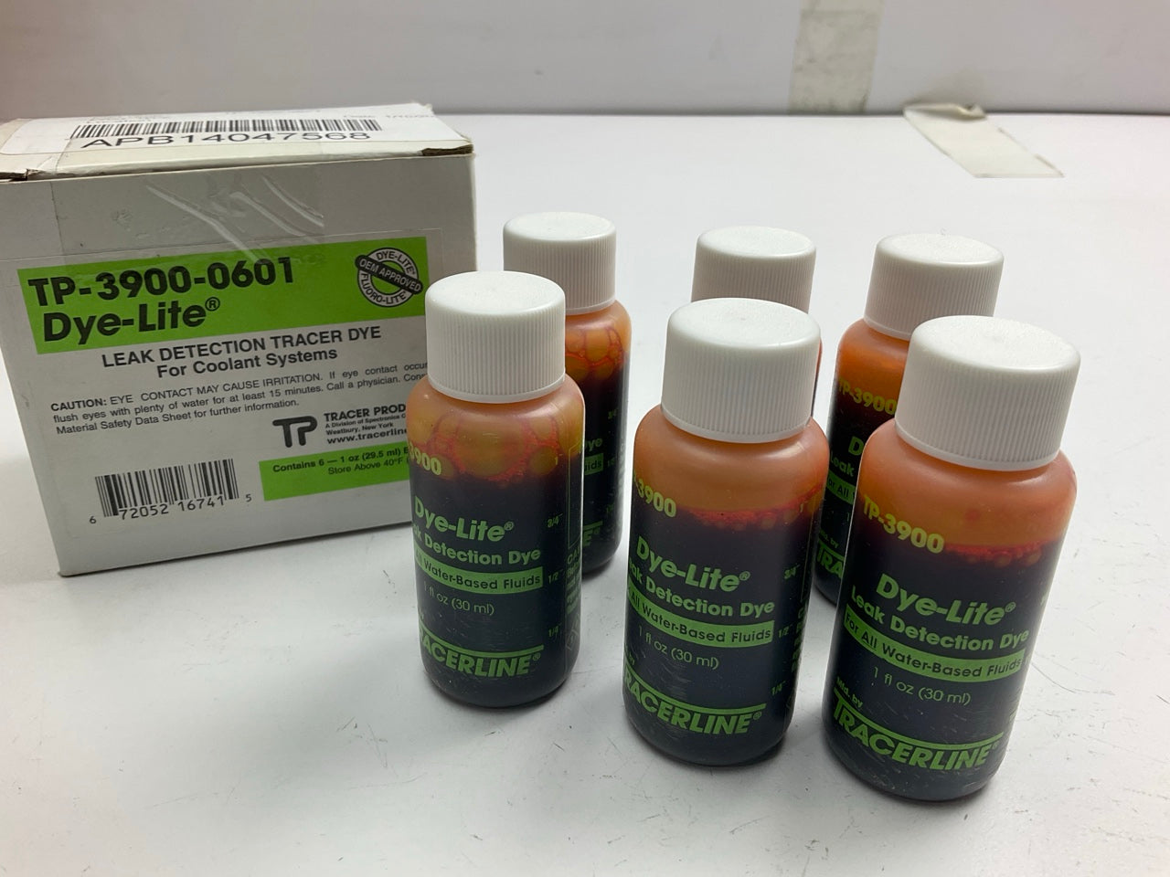 Tracerline TP-3900-0601 Coolant Leak Detection Dye - (6) 1 Oz (30 Ml ...