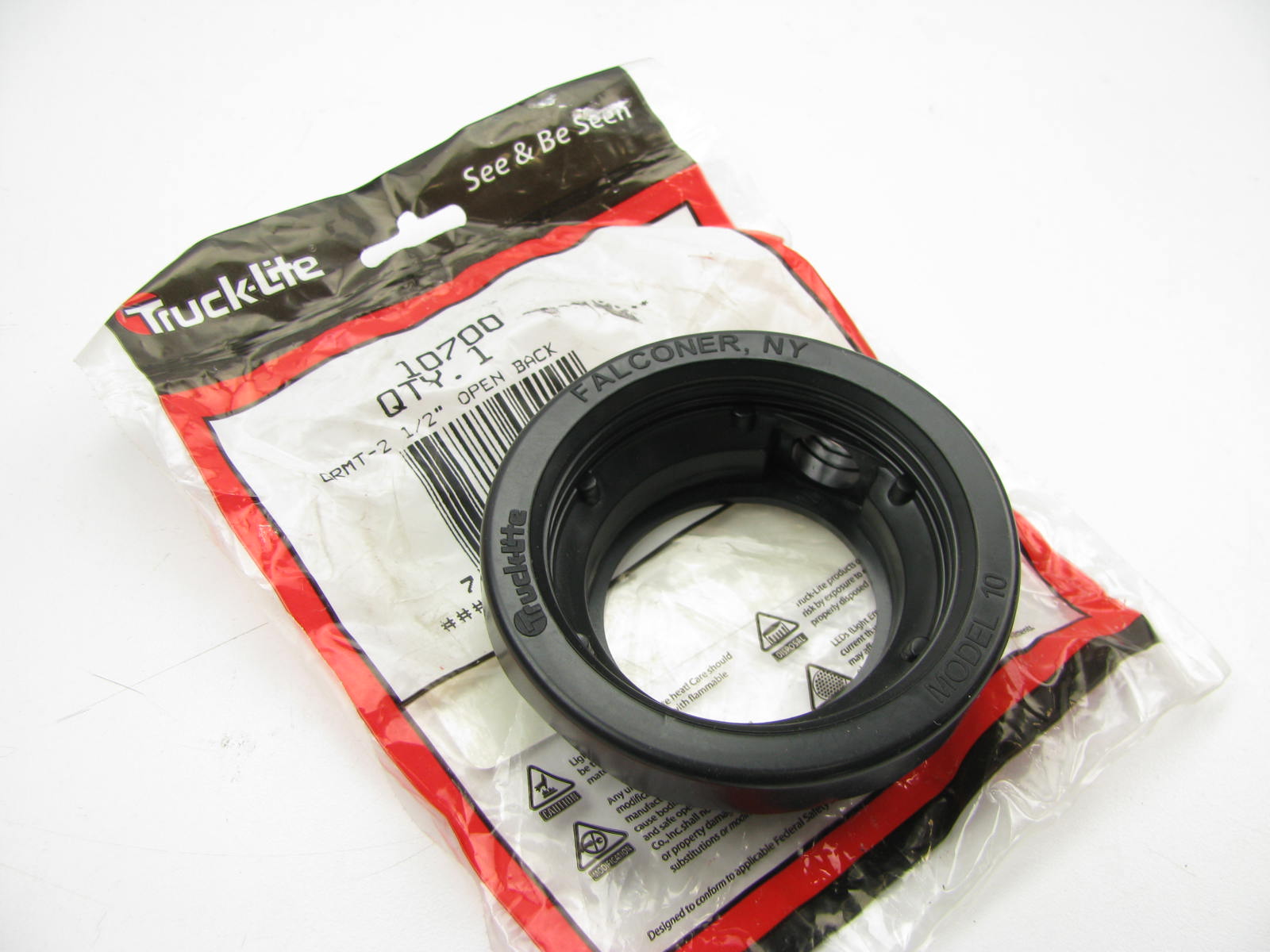 Truck-lite 10700 Series 10 And 2.5'' Round Light Black PVC Grommet ...